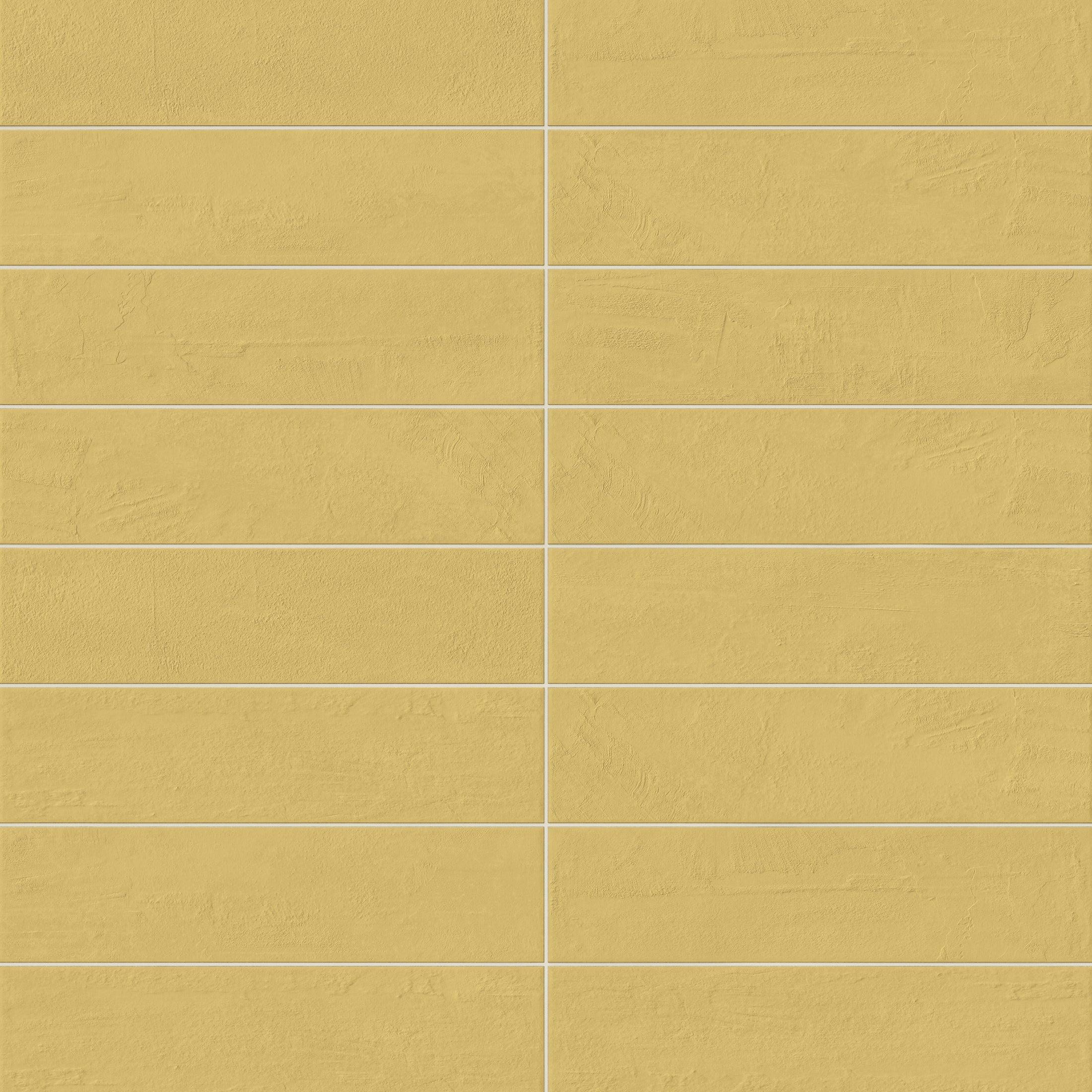 Dax 6x24 Matte Porcelain Tile in Mustard