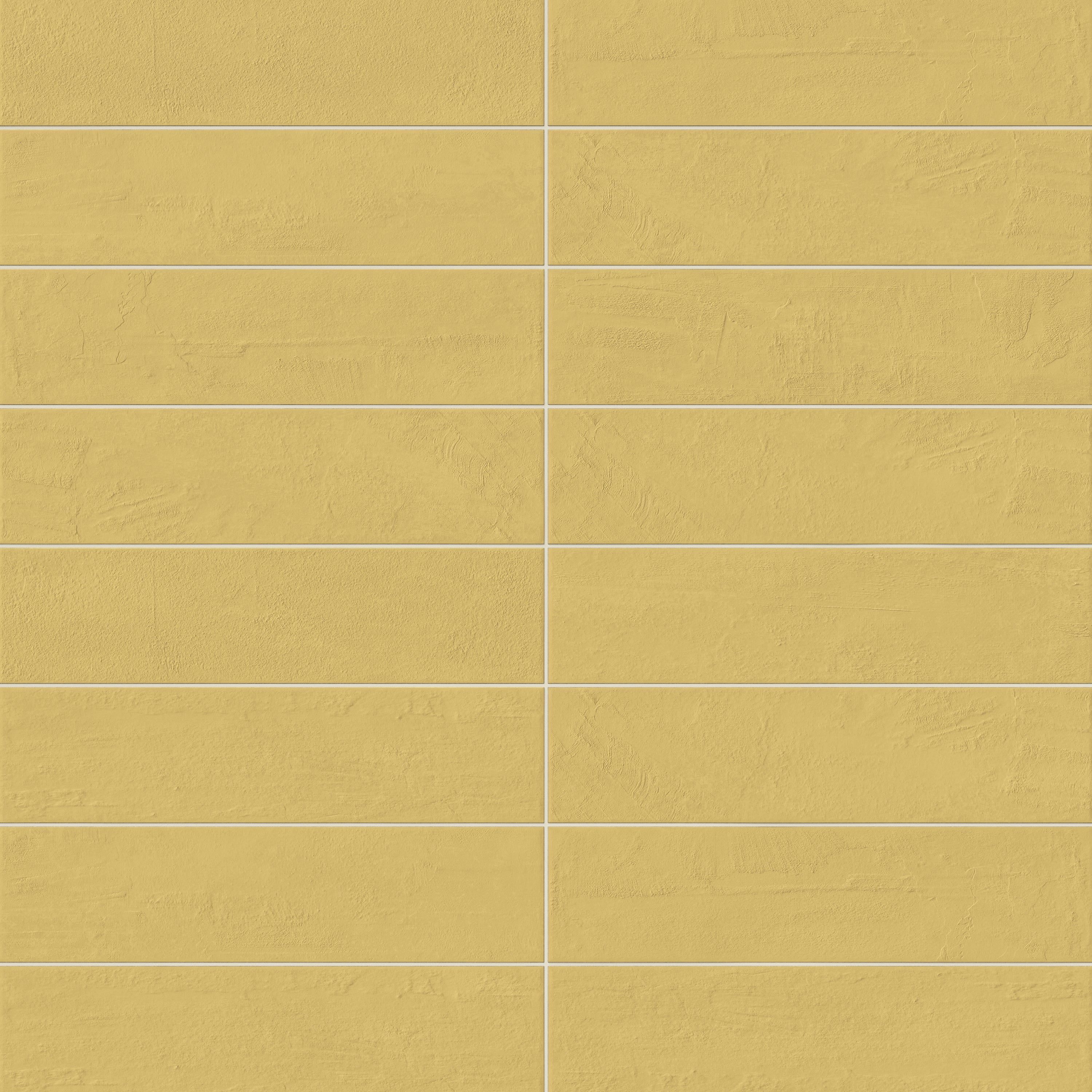 Dax 6x24 Matte Porcelain Tile in Mustard
