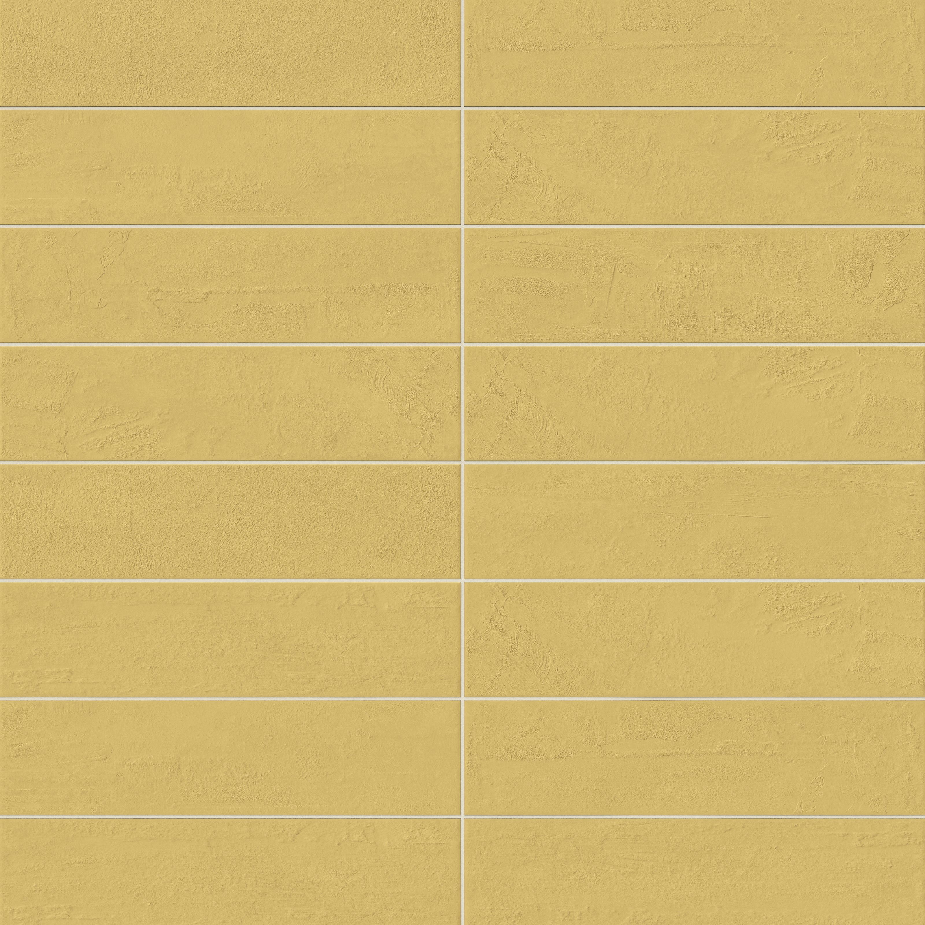 Dax 6x24 Matte Porcelain Tile in Mustard