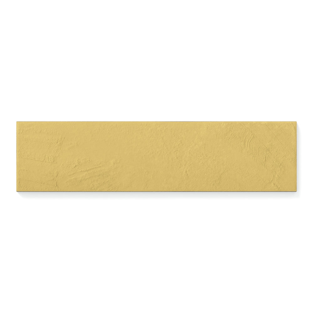 Dax 6x24 Matte Porcelain Tile in Mustard