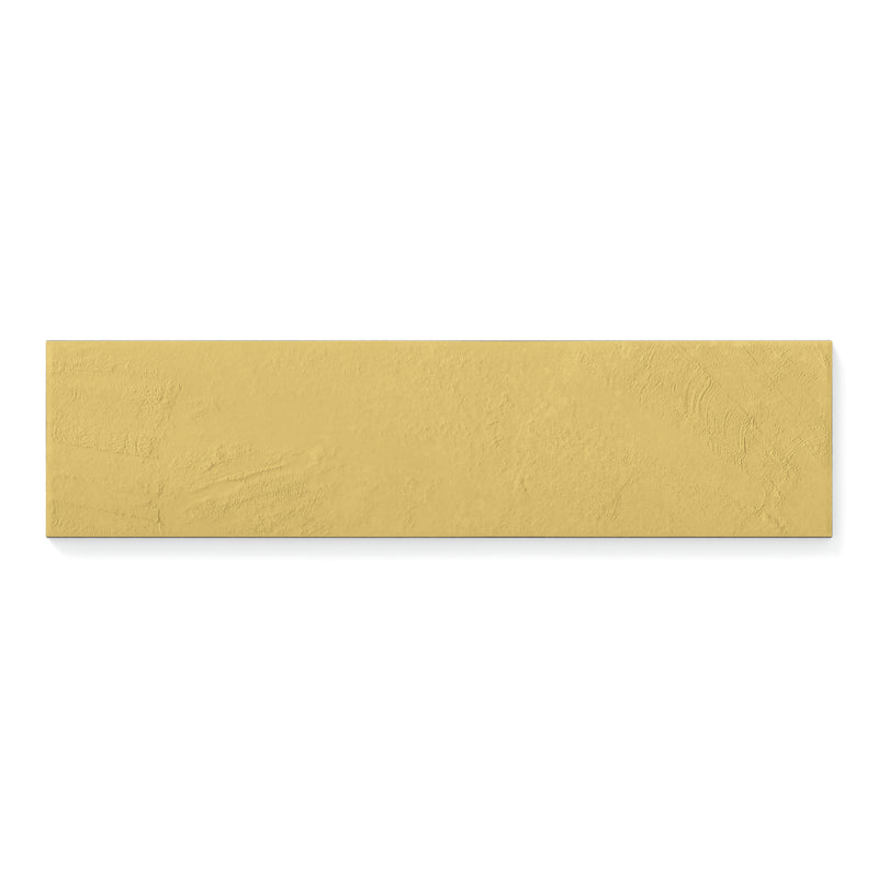 Dax 6x24 Matte Porcelain Tile in Mustard