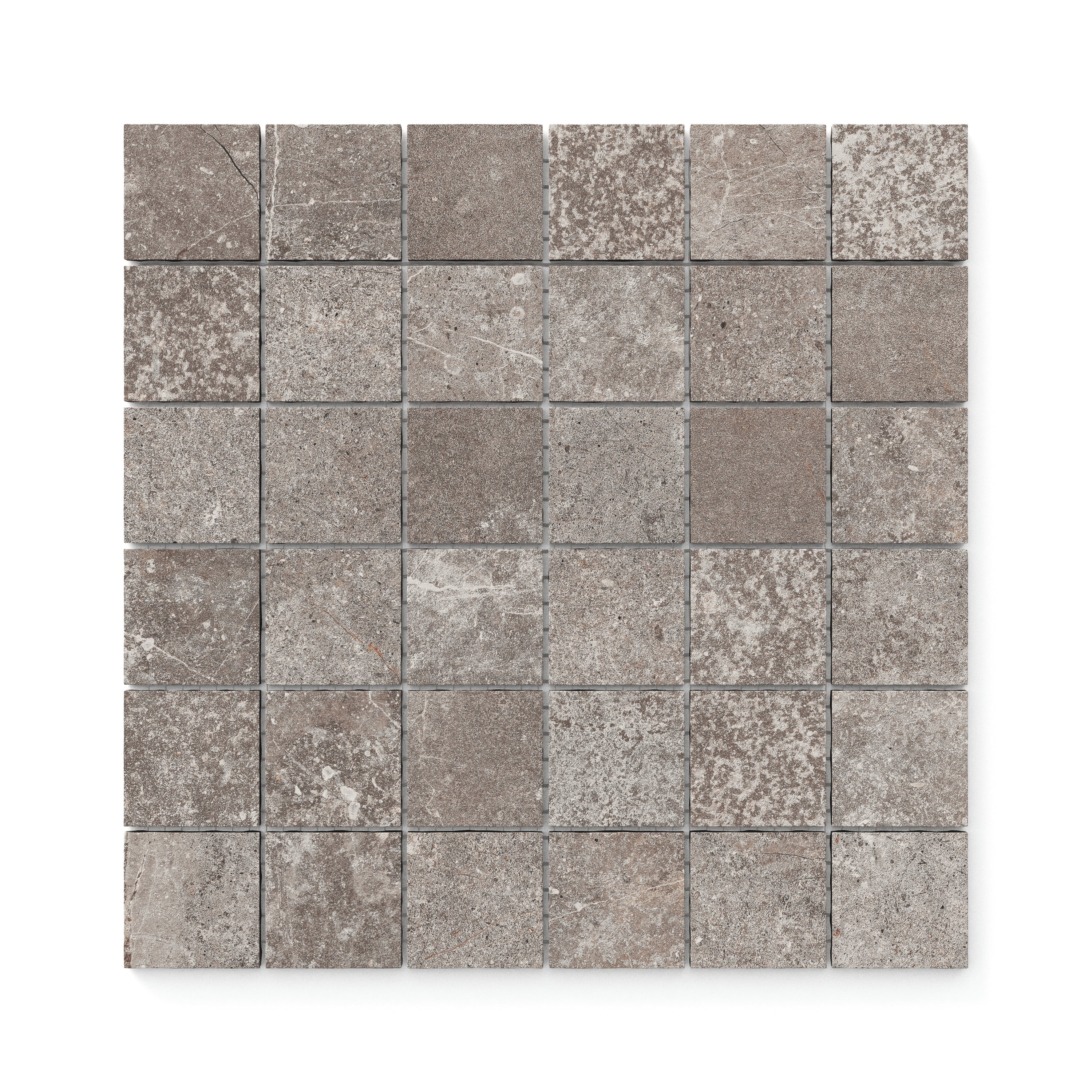 Wesley 2x2 Matte Porcelain Mosaic Tile in Ash
