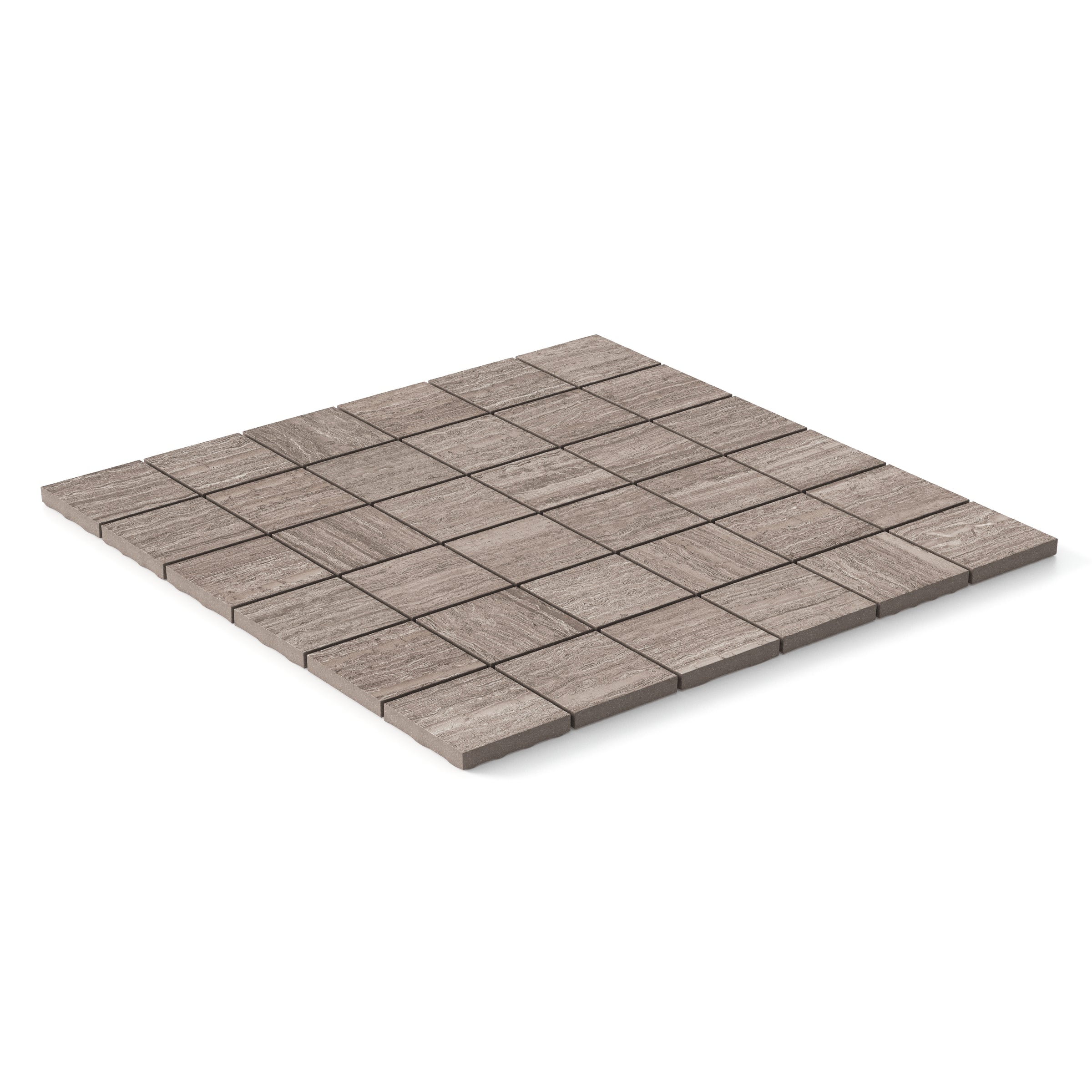 Hendrix 2x2 Matte Porcelain Mosaic Tile in Dune