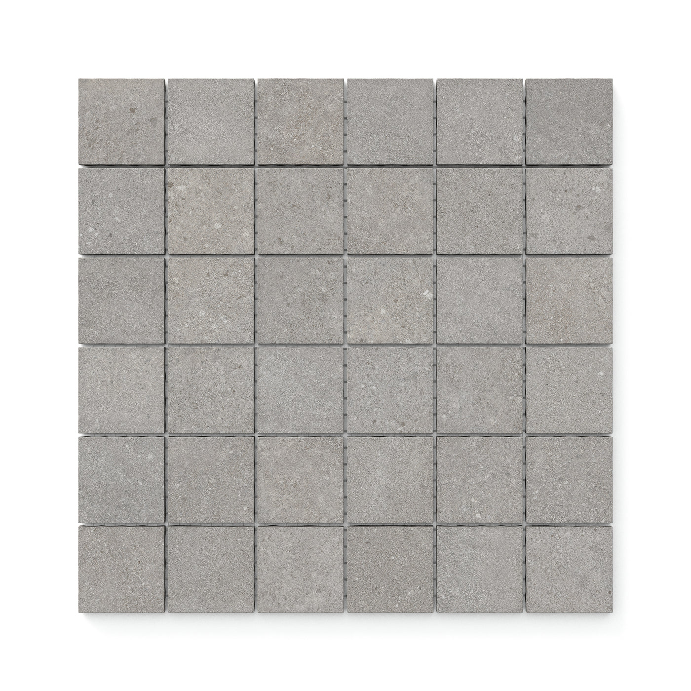 Shea 2x2 Matte Porcelain Mosaic Tile in Stone