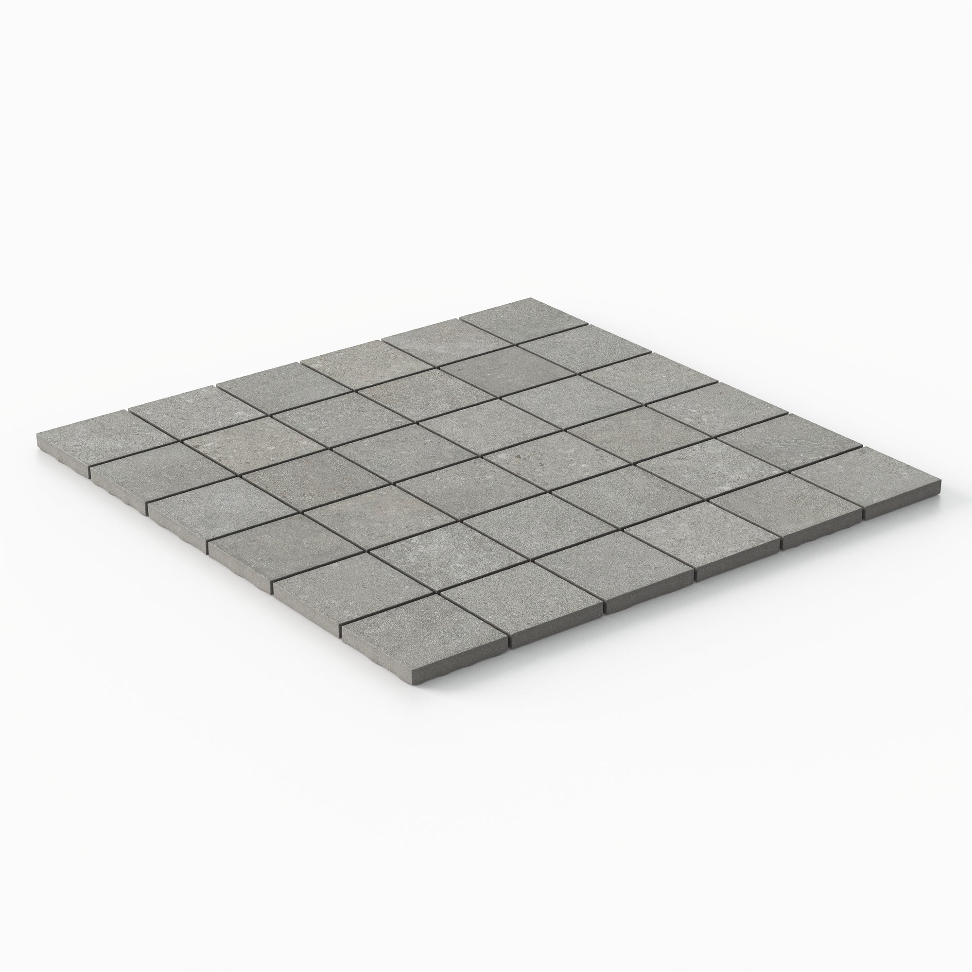 Shea 2x2 Matte Porcelain Mosaic Tile in Stone