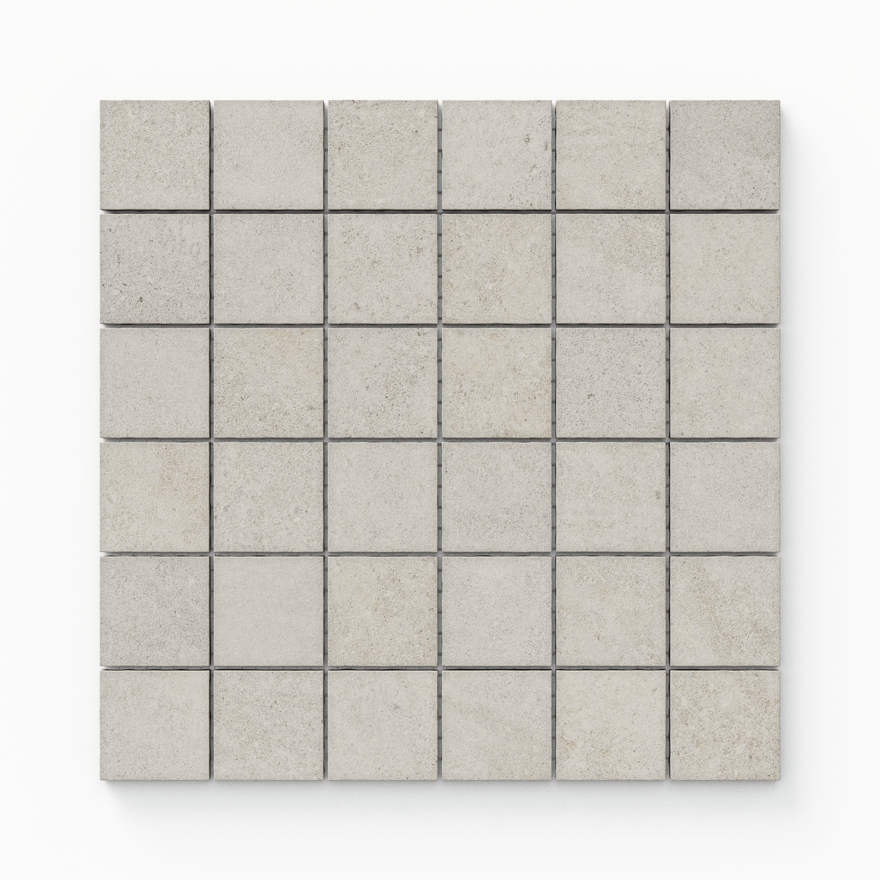 Shea 2x2 Matte Porcelain Mosaic Tile in Sand