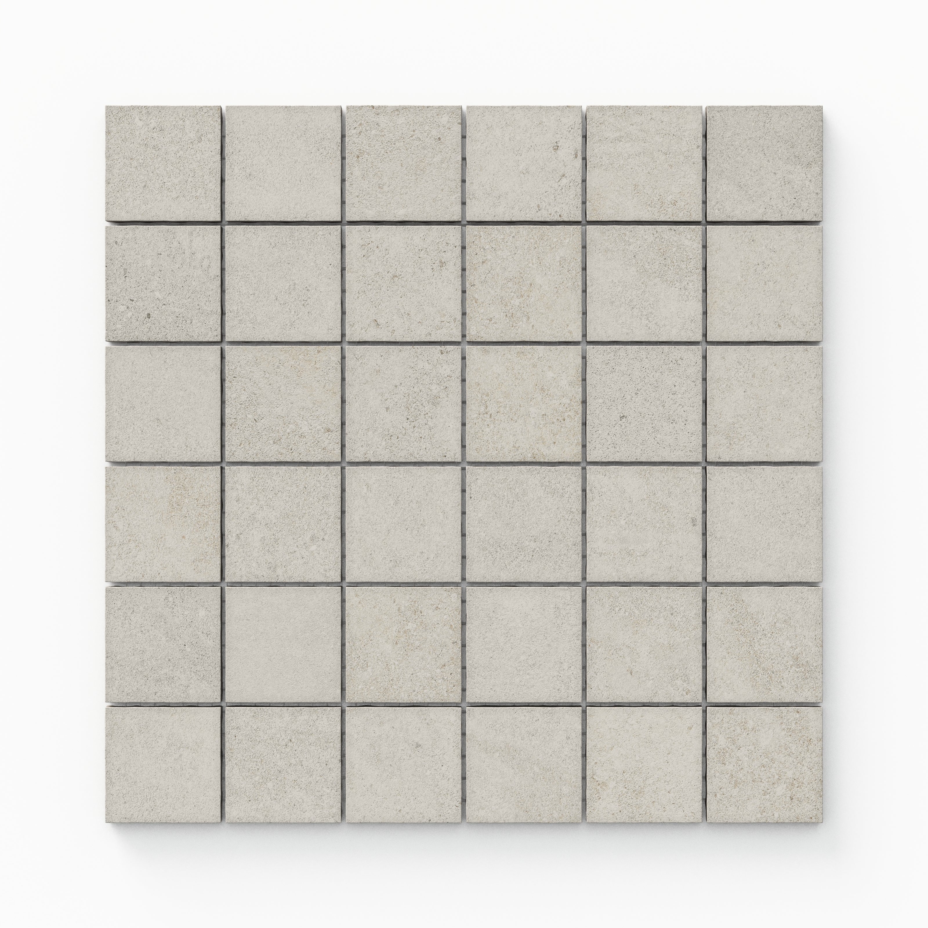 Shea 2x2 Matte Porcelain Mosaic Tile in Sand