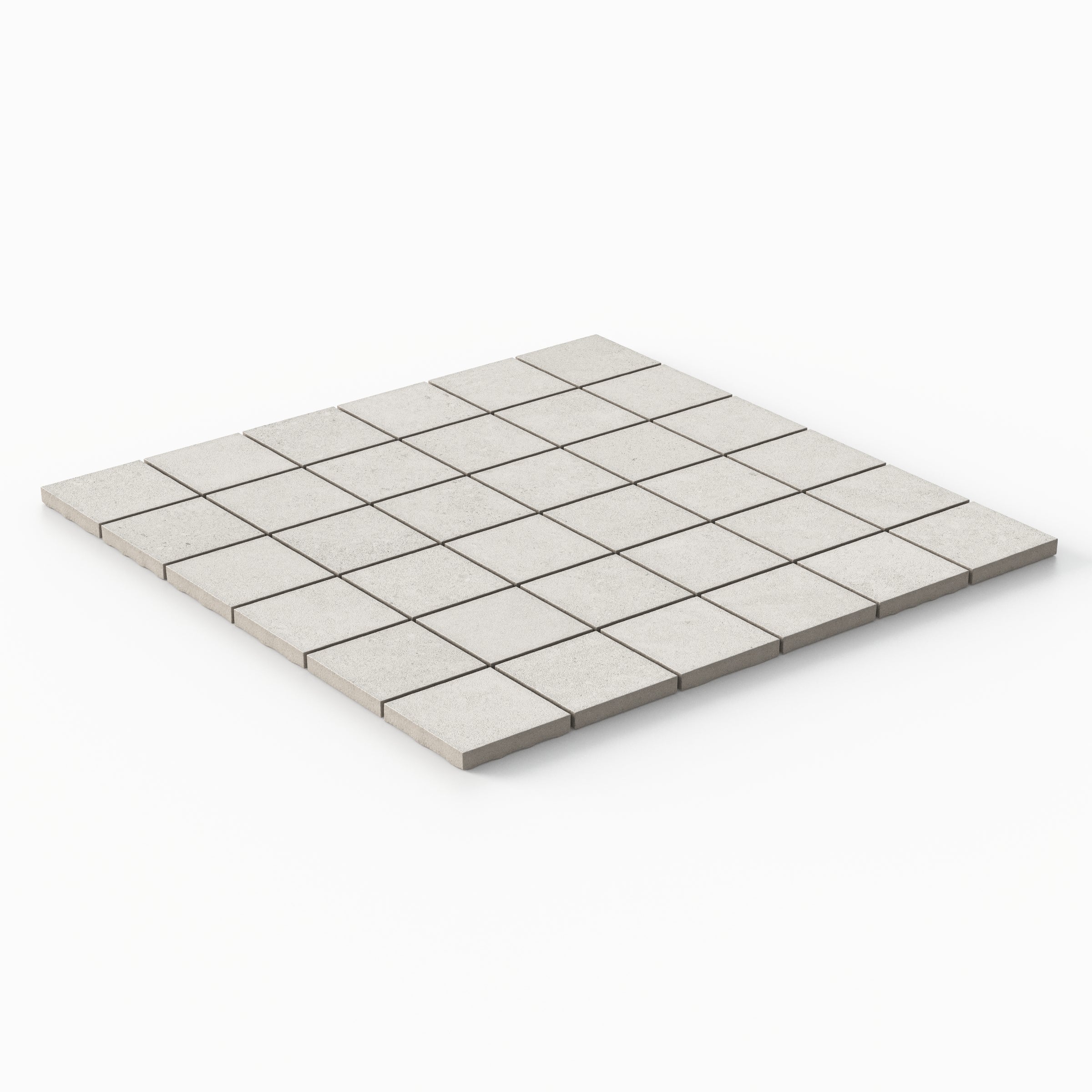 Shea 2x2 Matte Porcelain Mosaic Tile in Sand