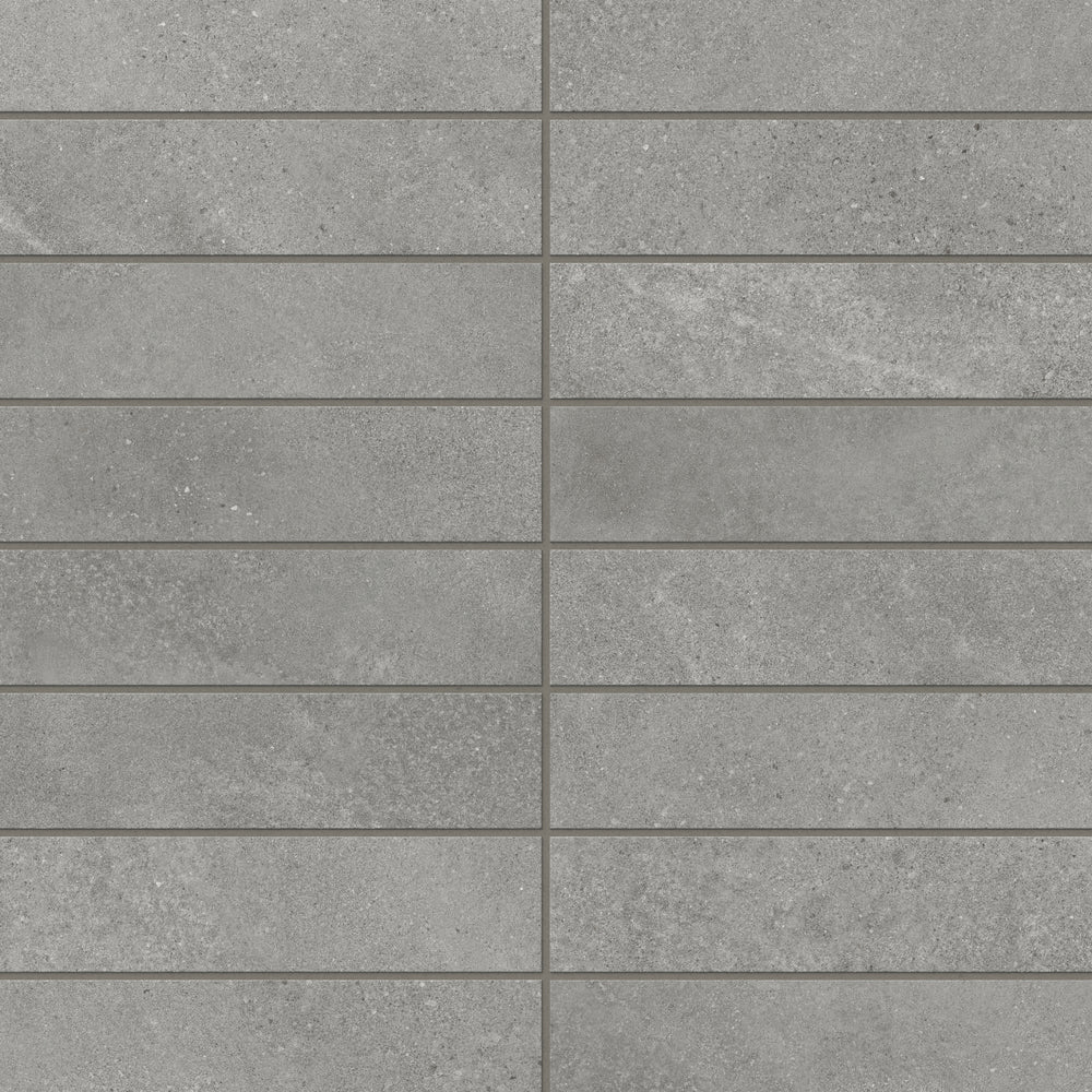 Shea 3x12 Matte Porcelain Tile in Smoke