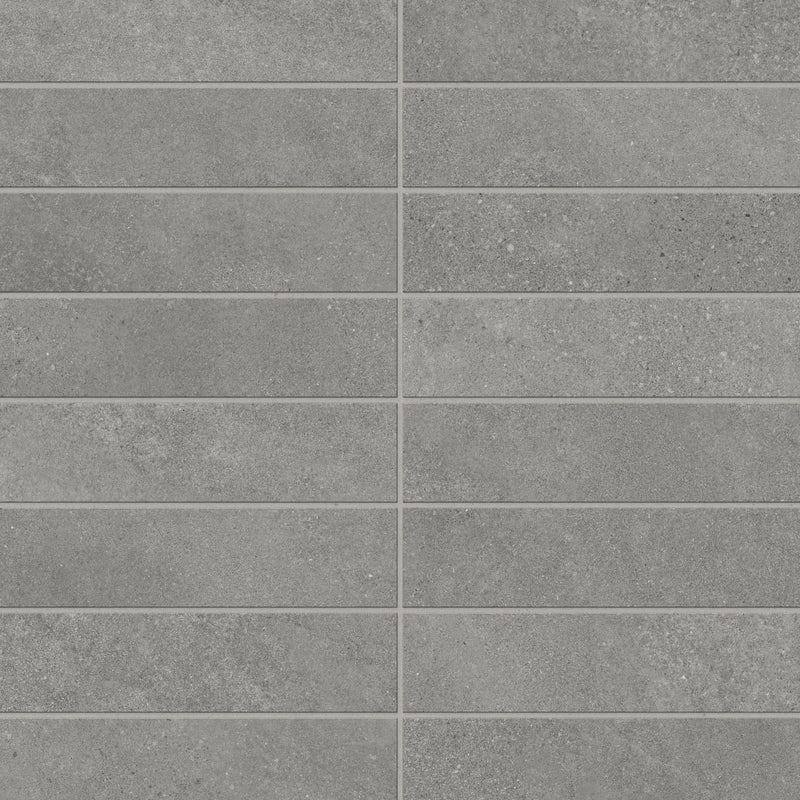 Shea 3x12 Matte Porcelain Tile in Smoke