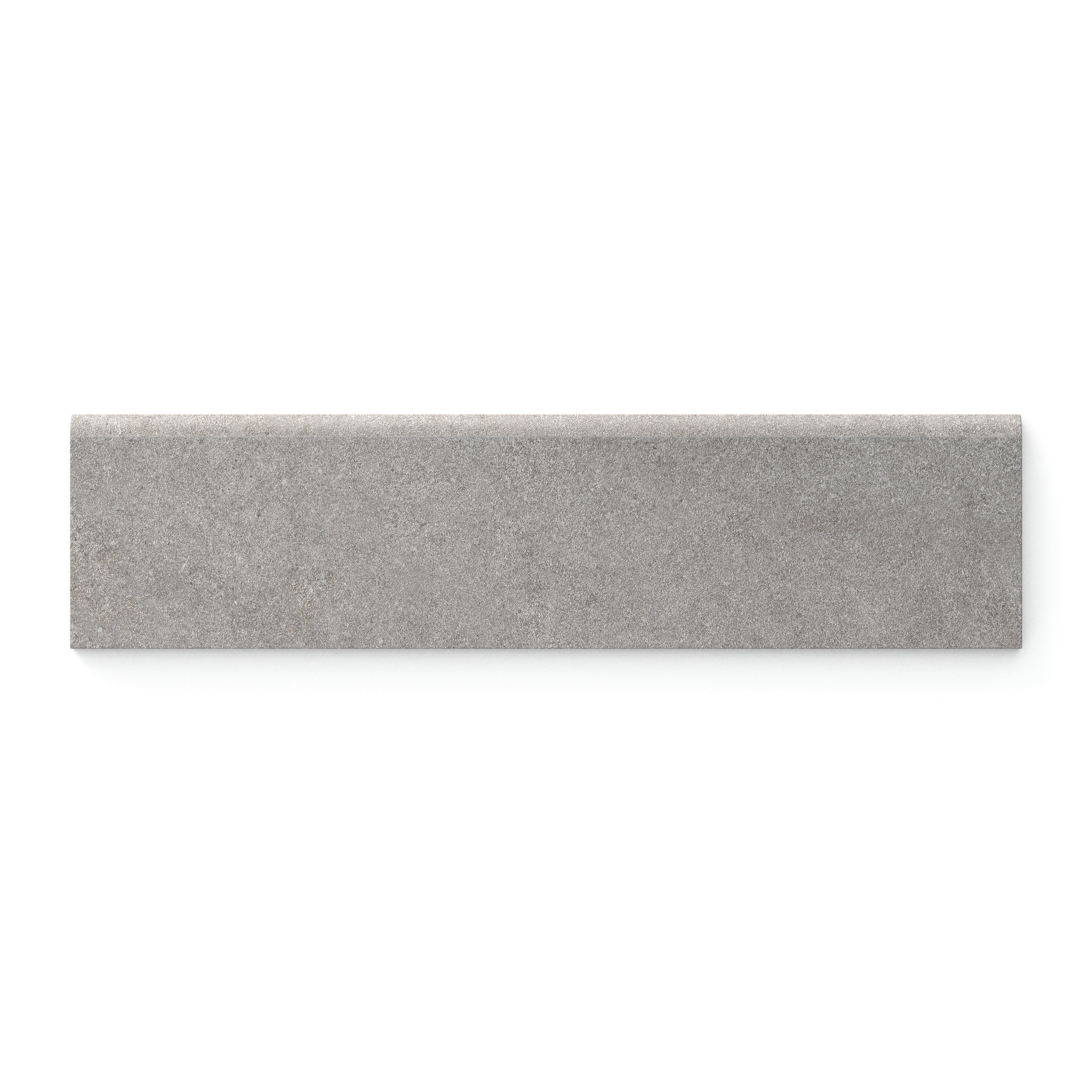 Shea 3x12 Matte Porcelain Bullnose Tile in Stone