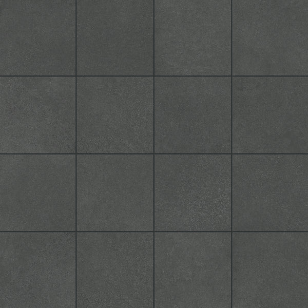 Palmer 12x12 Matte Porcelain Tile in Nero