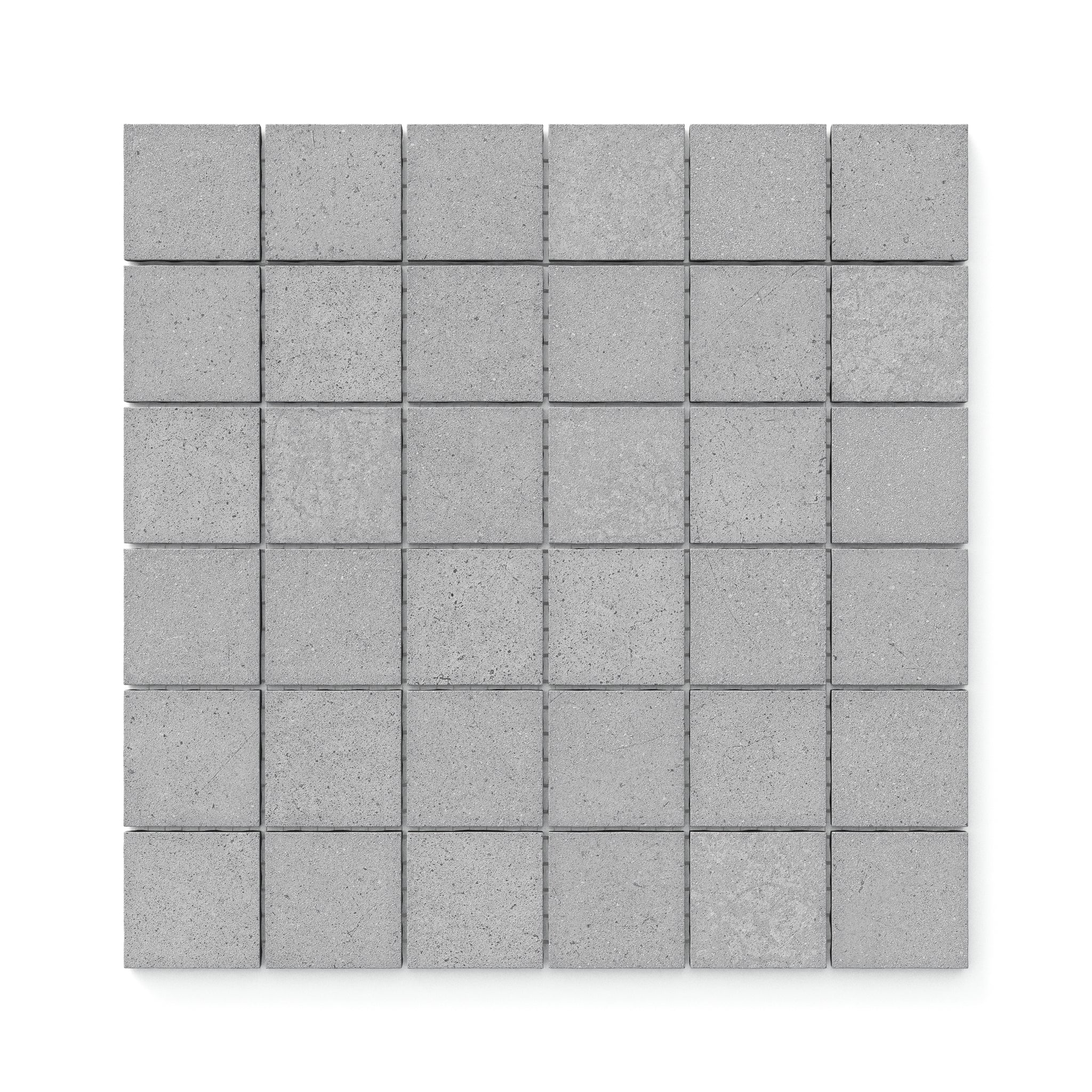 Palmer 2x2 Matte Porcelain Mosaic Tile in Grey