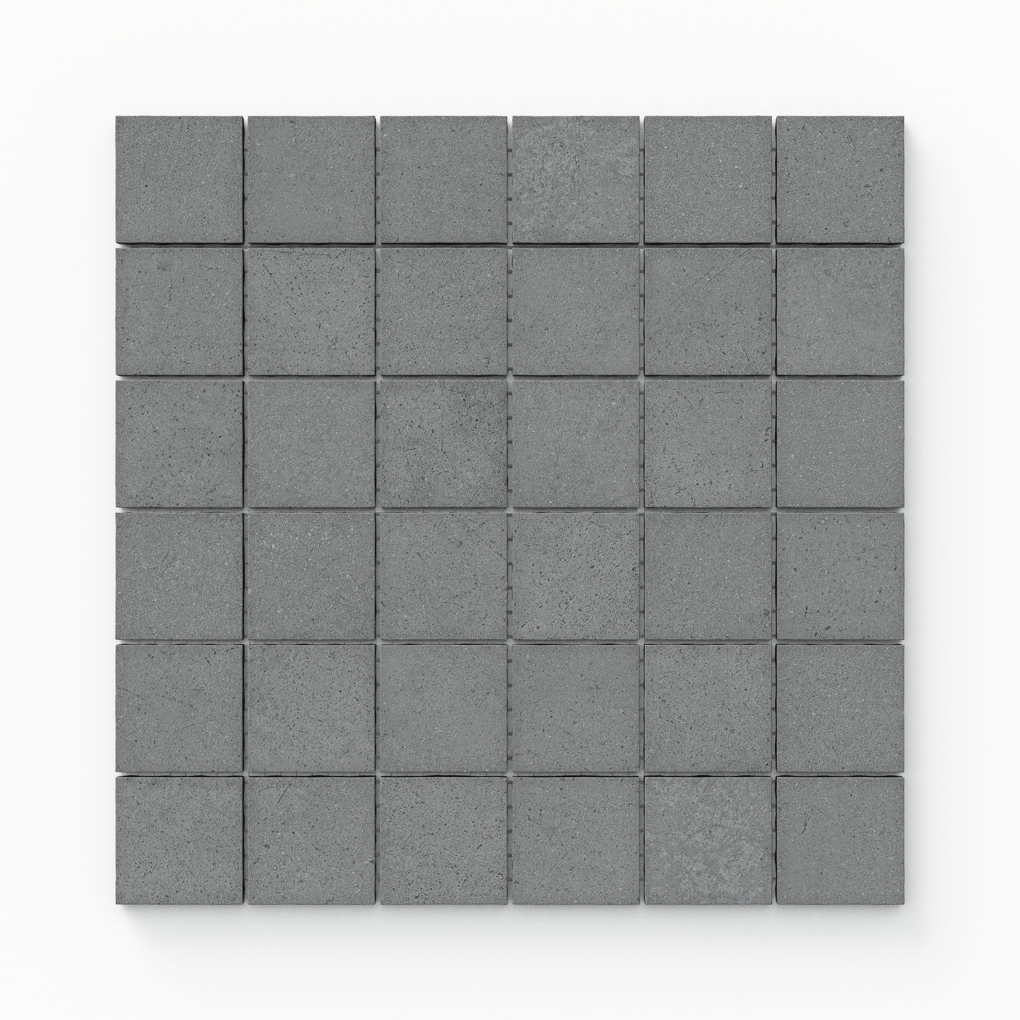 Palmer 2x2 Matte Porcelain Mosaic Tile in Grey