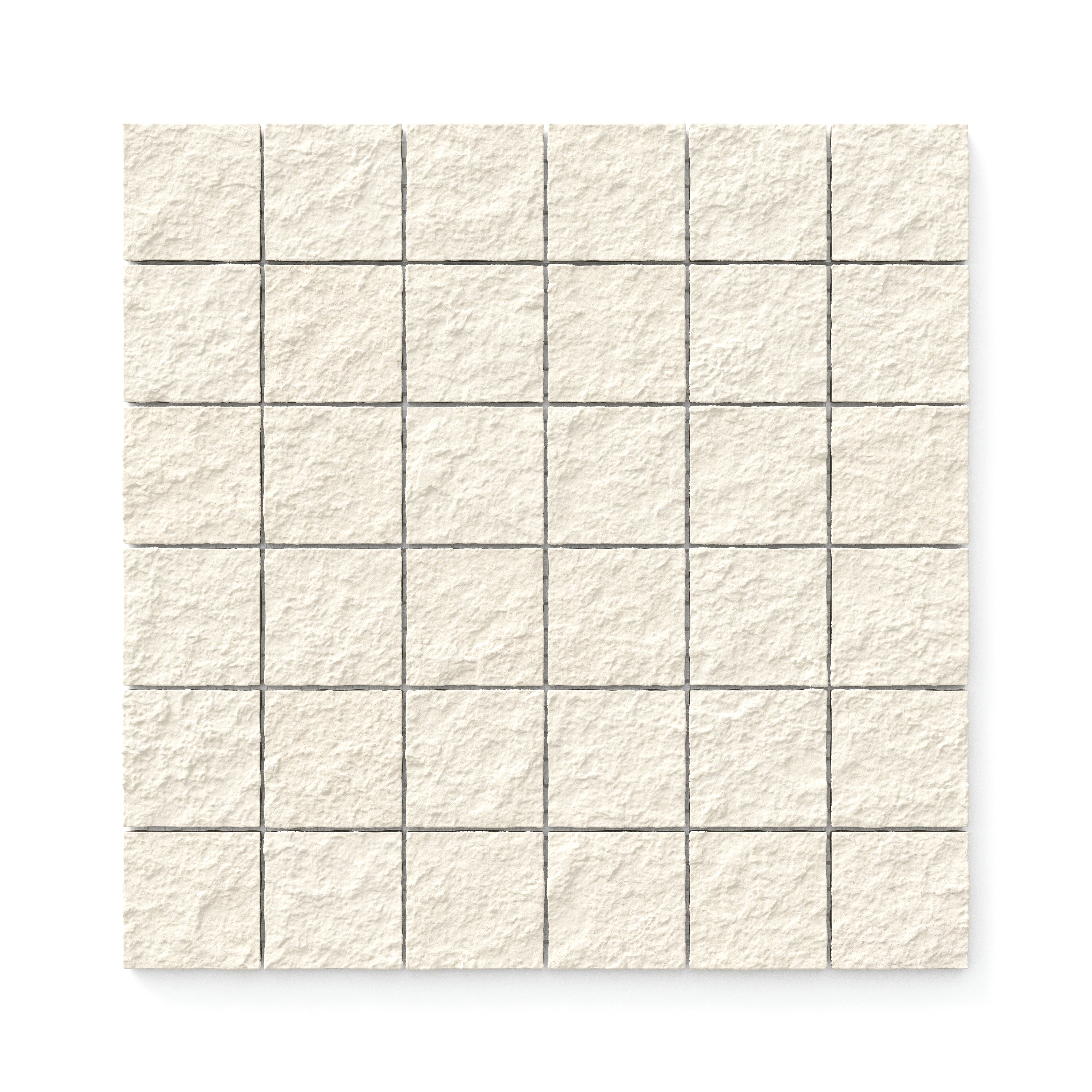 Palmer 2x2 Raw Porcelain Mosaic Tile in Natural