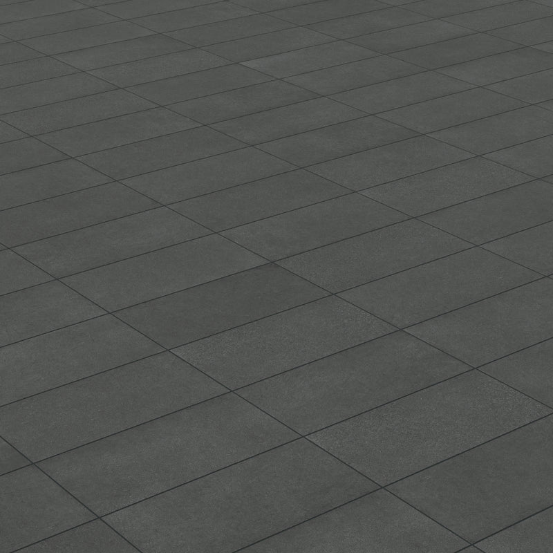Palmer 12x24 Matte Porcelain Tile in Nero