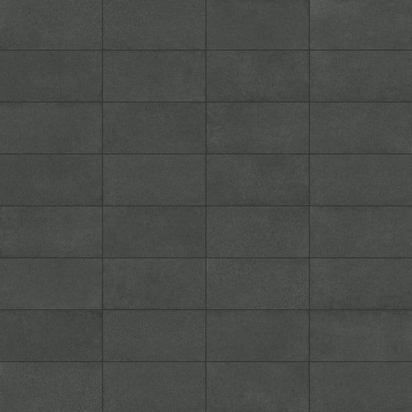 Palmer 12x24 Matte Porcelain Tile in Nero