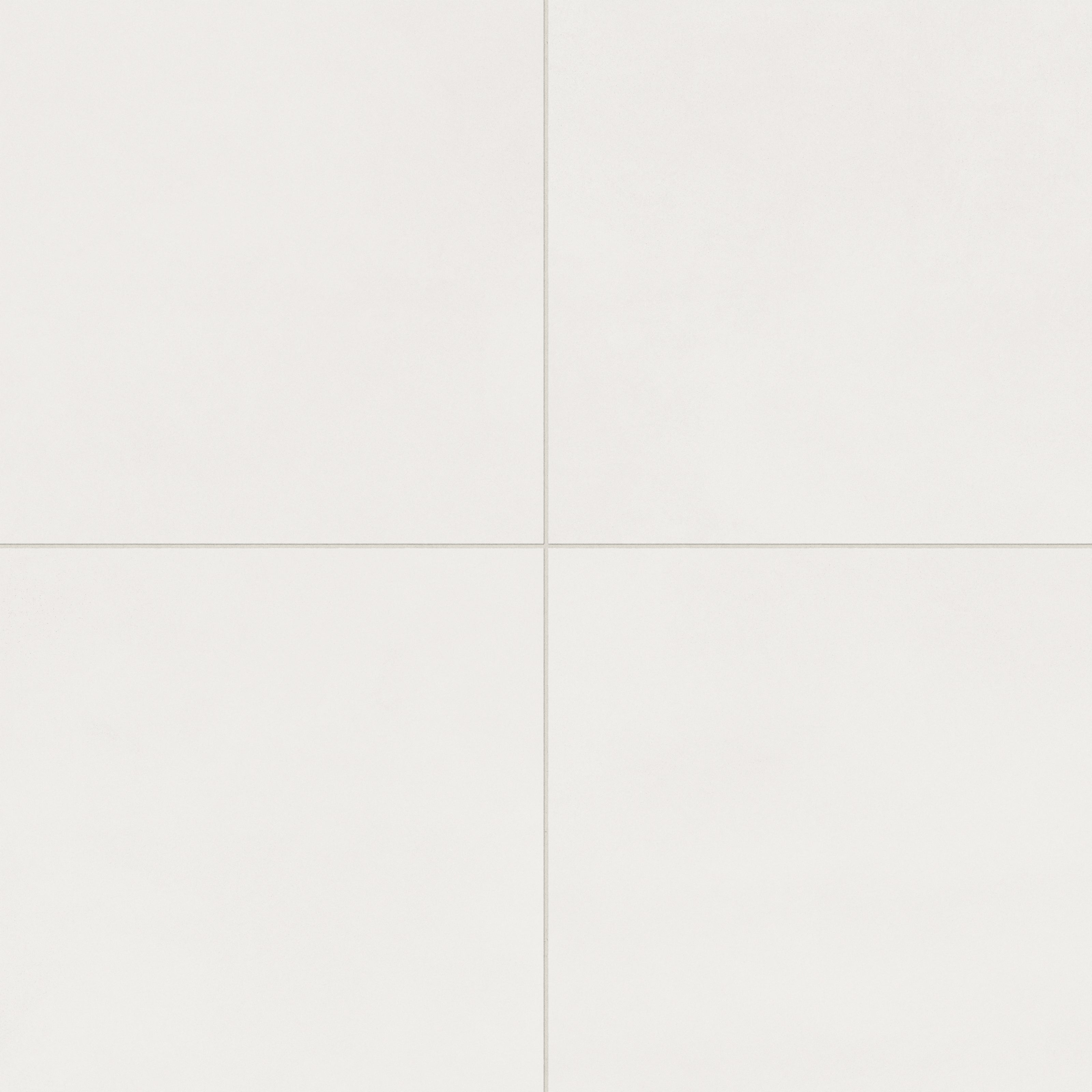 Palmer 24x24 Matte Porcelain Tile in White
