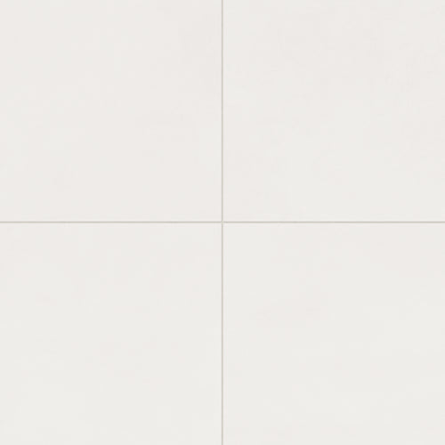 Palmer 24x24 Matte Porcelain Tile in White