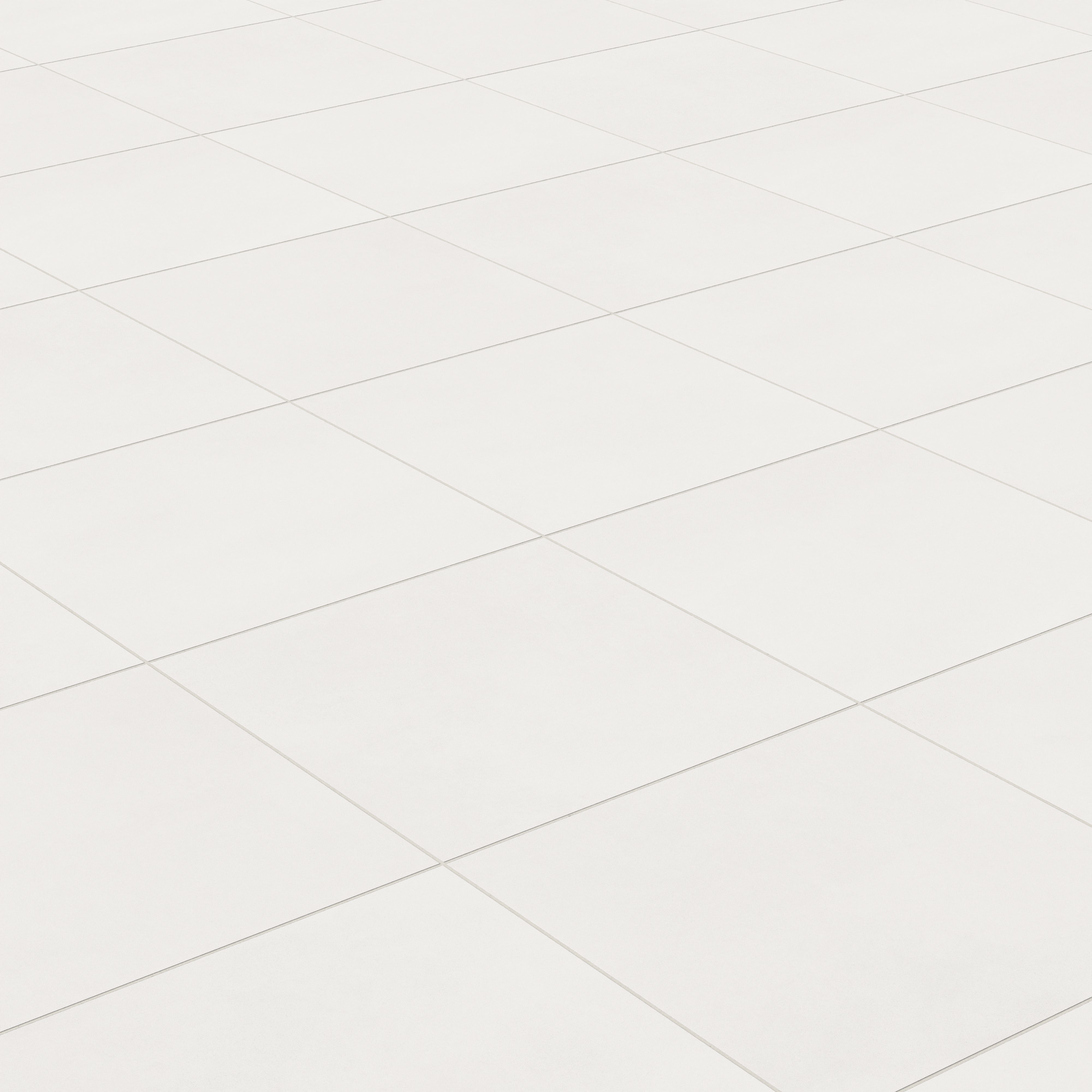 Palmer 24x24 Matte Porcelain Tile in White