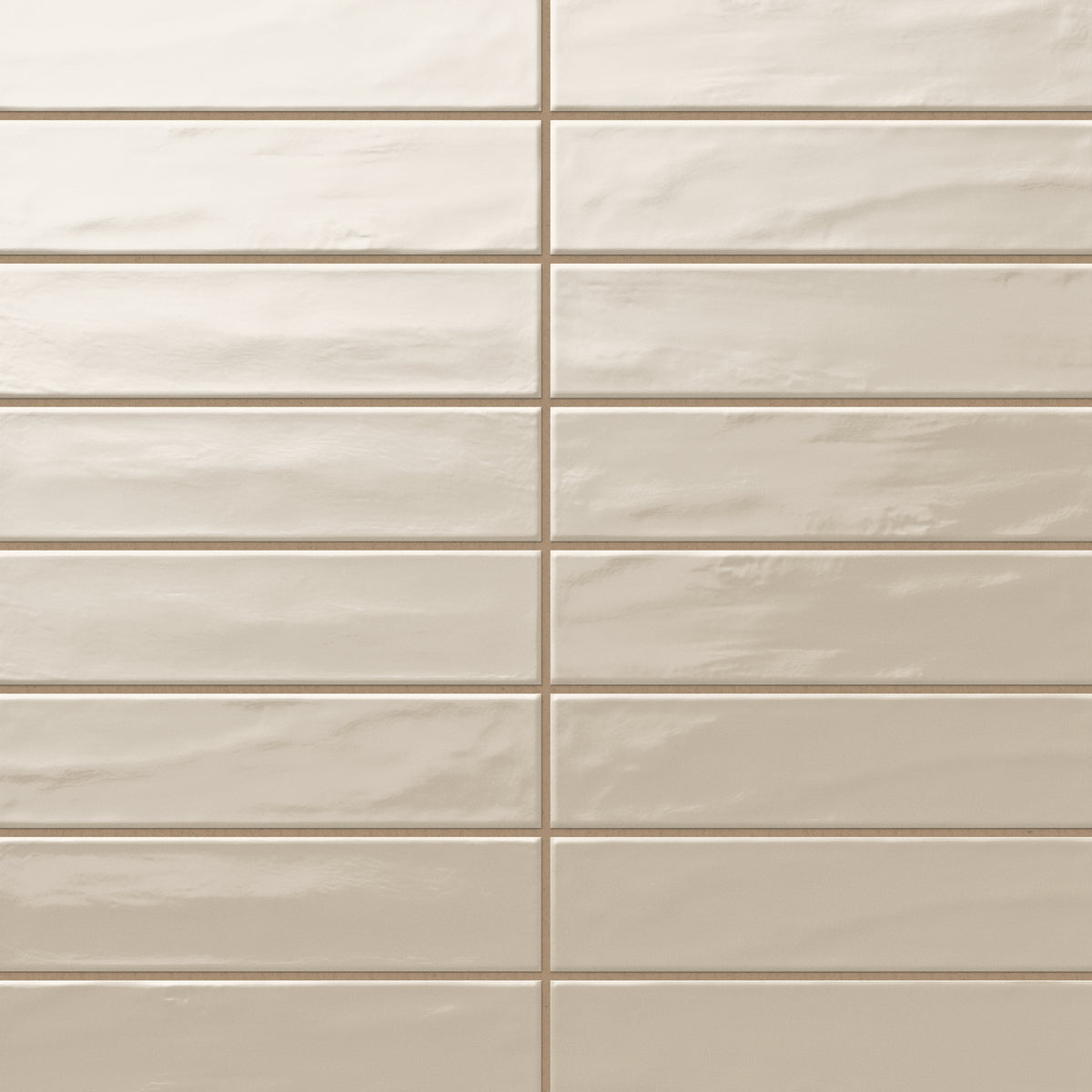 Palmer 3x12 Glossy Porcelain Tile in Sand
