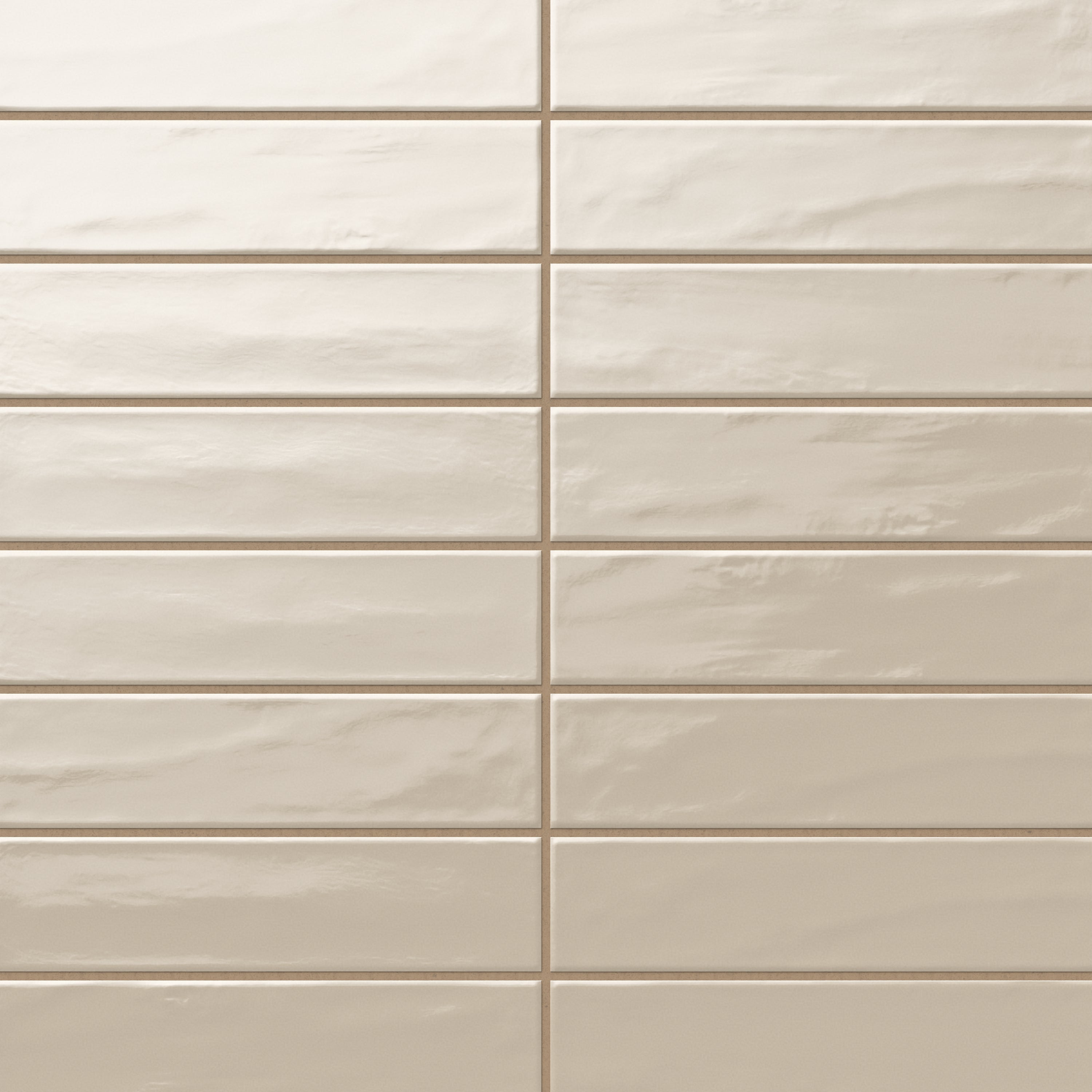 Palmer 3x12 Glossy Porcelain Tile in Sand