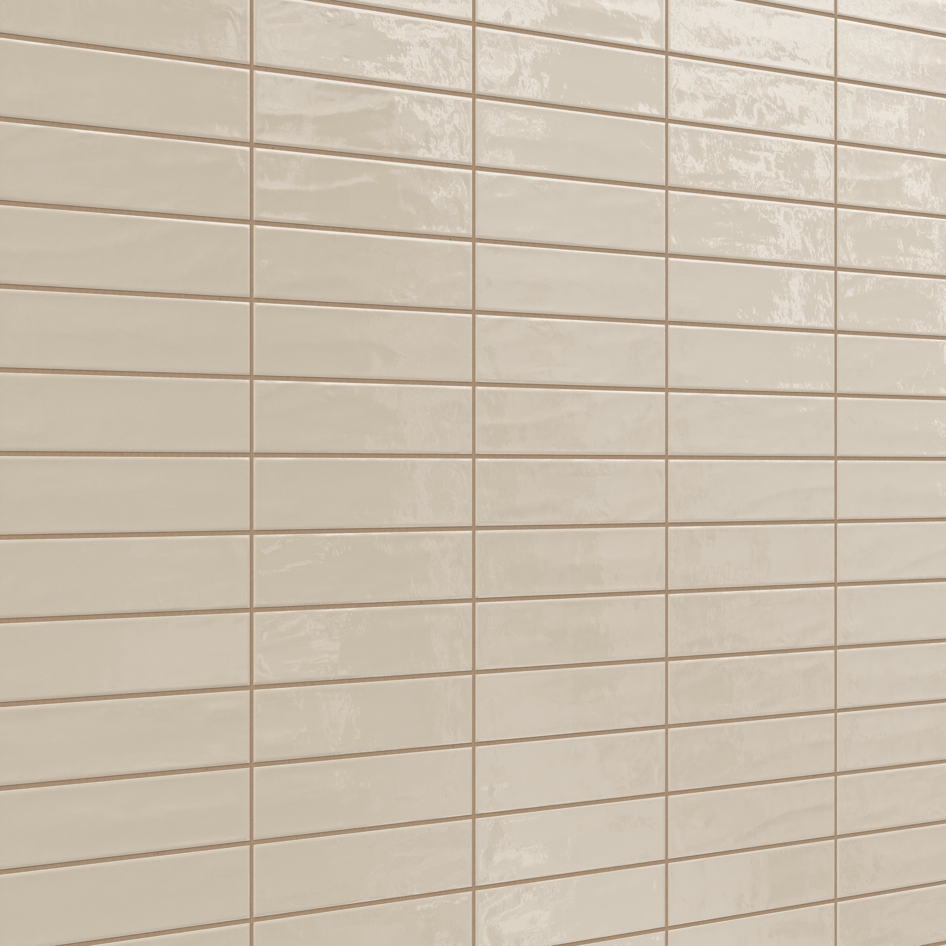 Palmer 3x12 Glossy Porcelain Tile in Sand