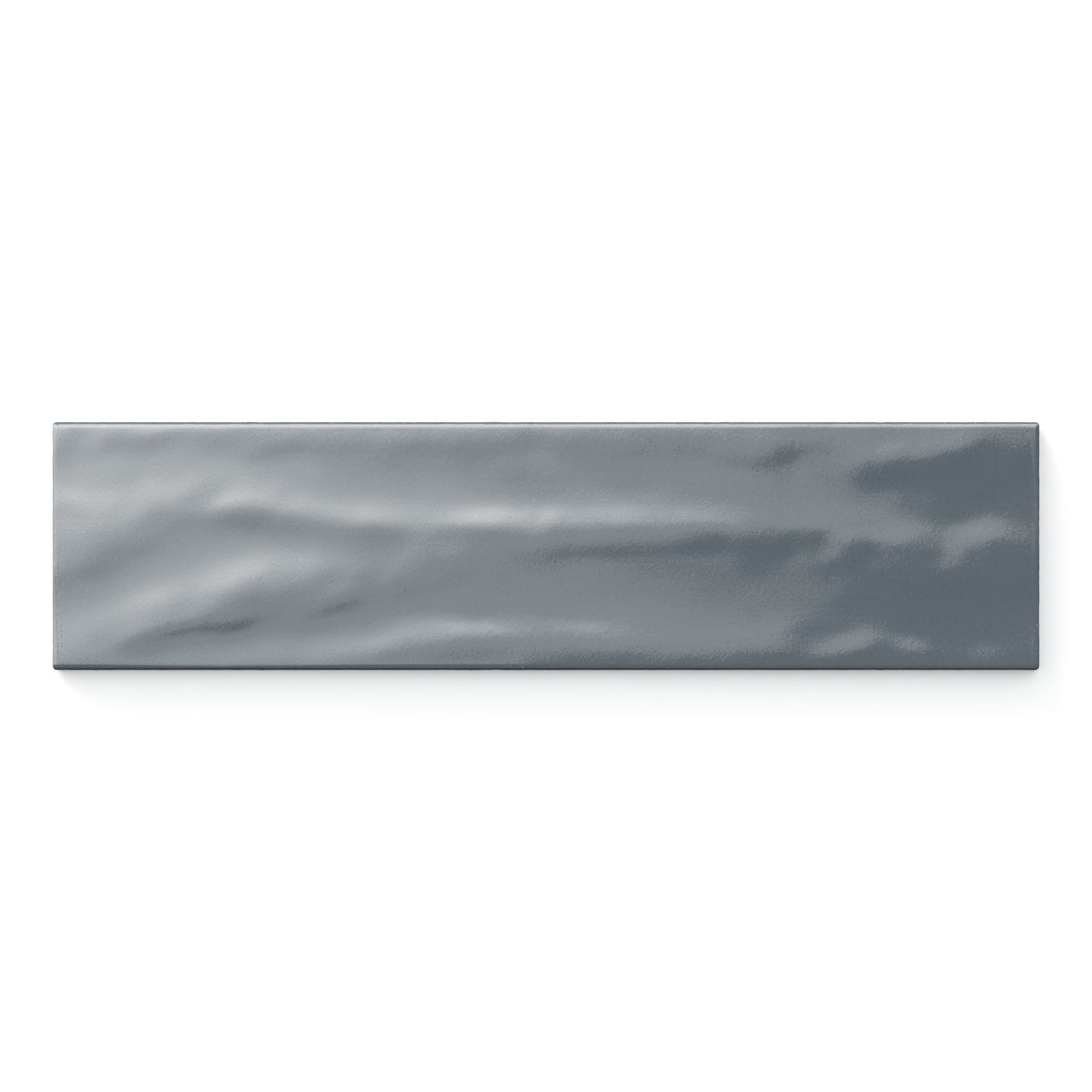 Palmer 3x12 Glossy Porcelain Tile in Blue Grey