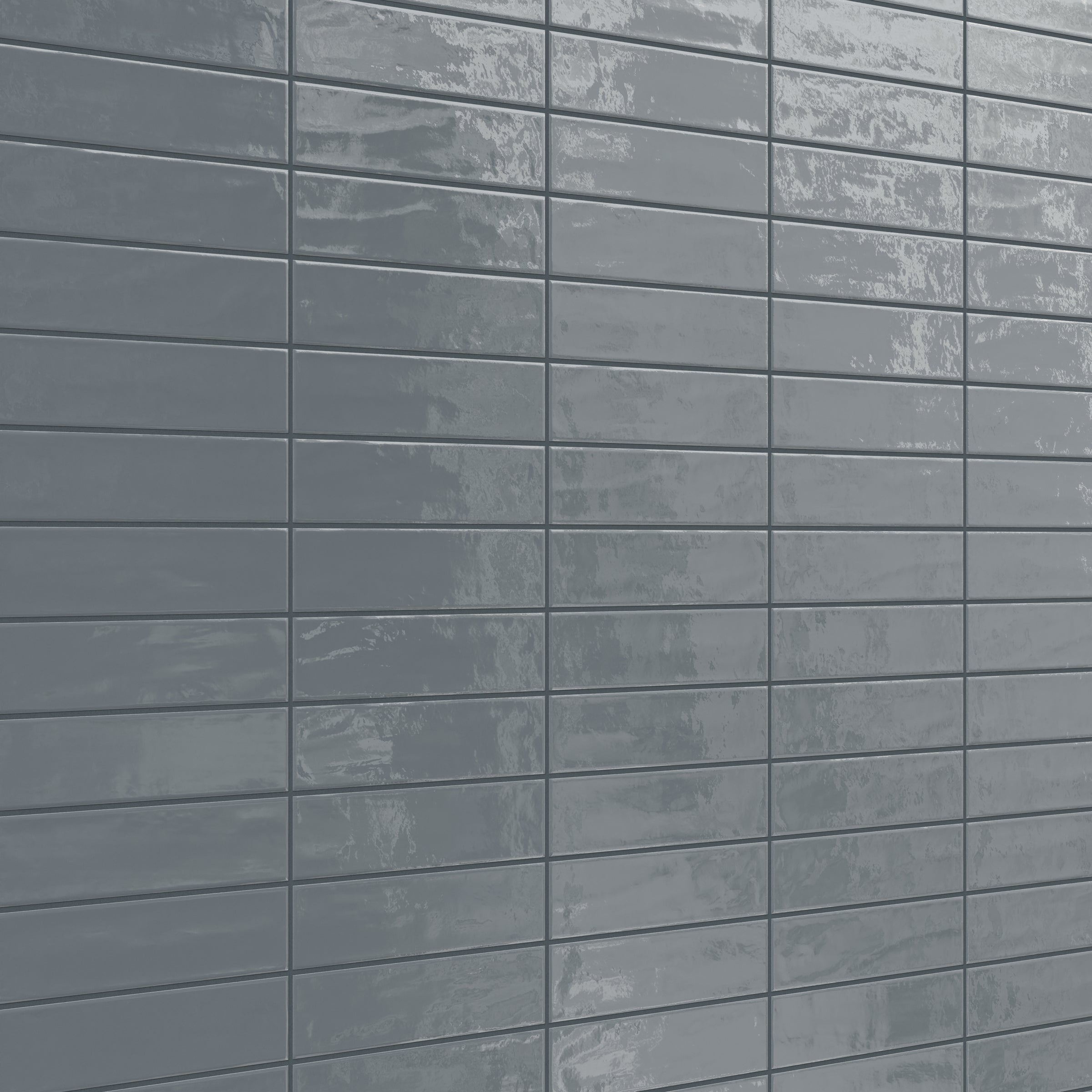 Palmer 3x12 Glossy Porcelain Tile in Blue Grey