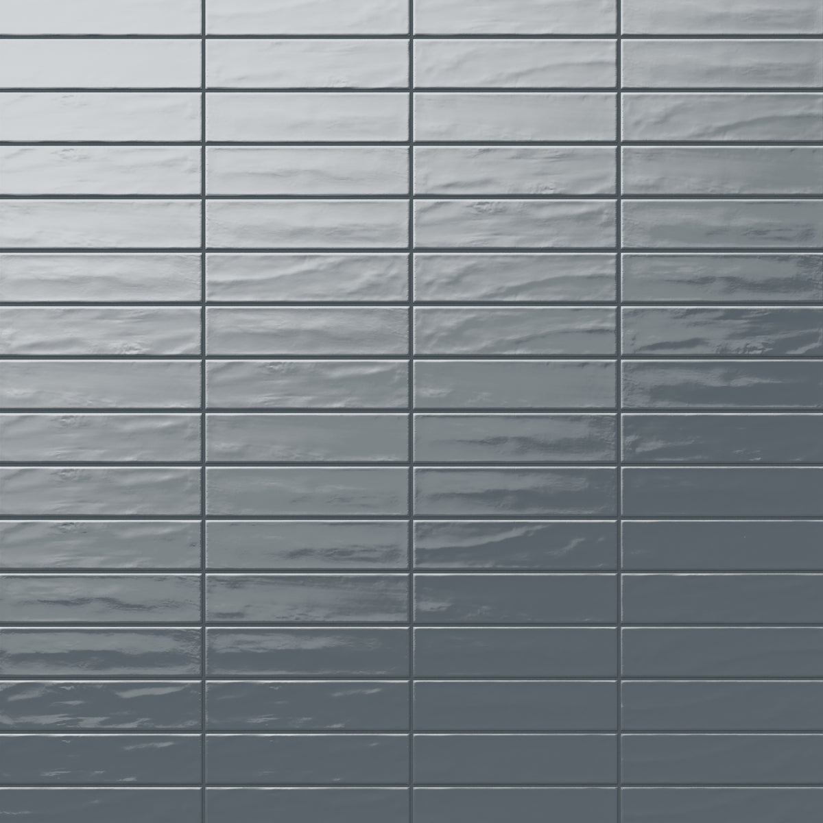 Palmer 3x12 Glossy Porcelain Tile in Blue Grey