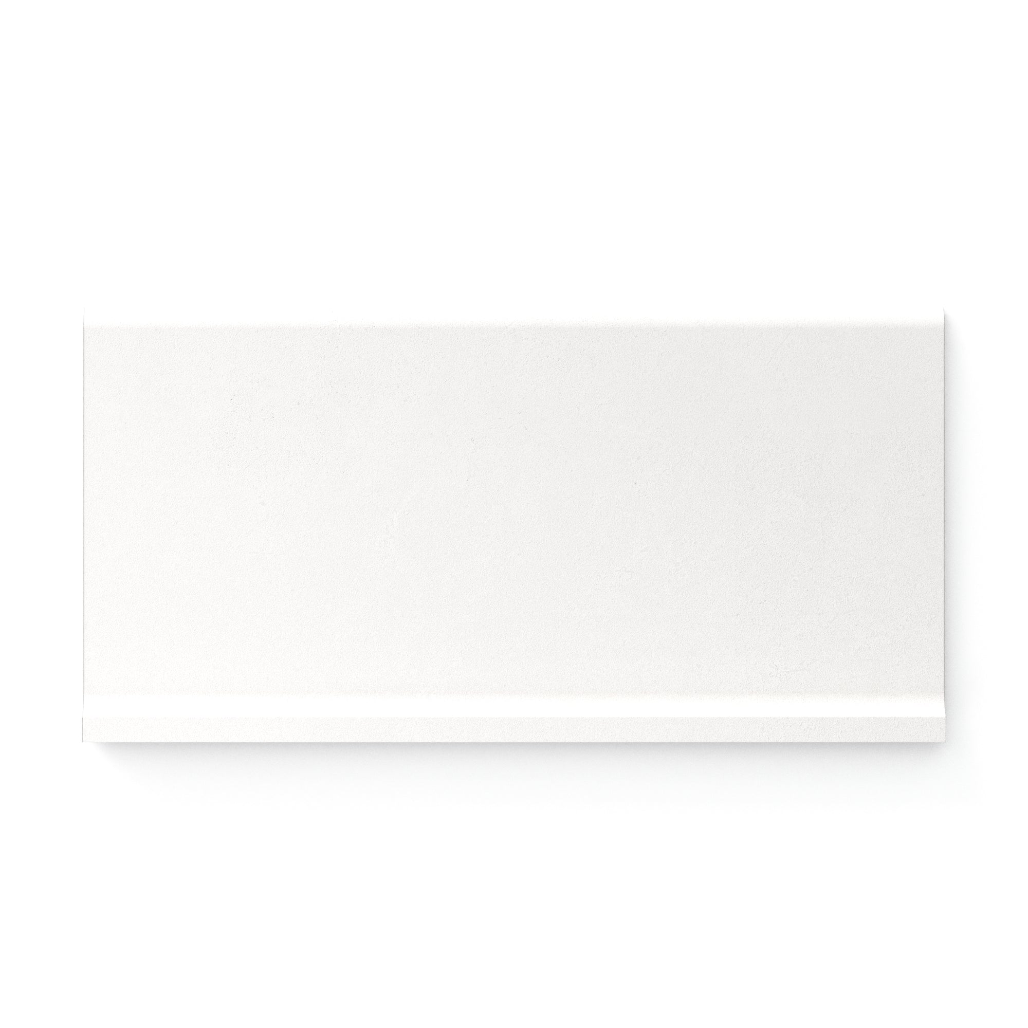 Palmer 6x12 Matte Porcelain Cove Base Tile in White