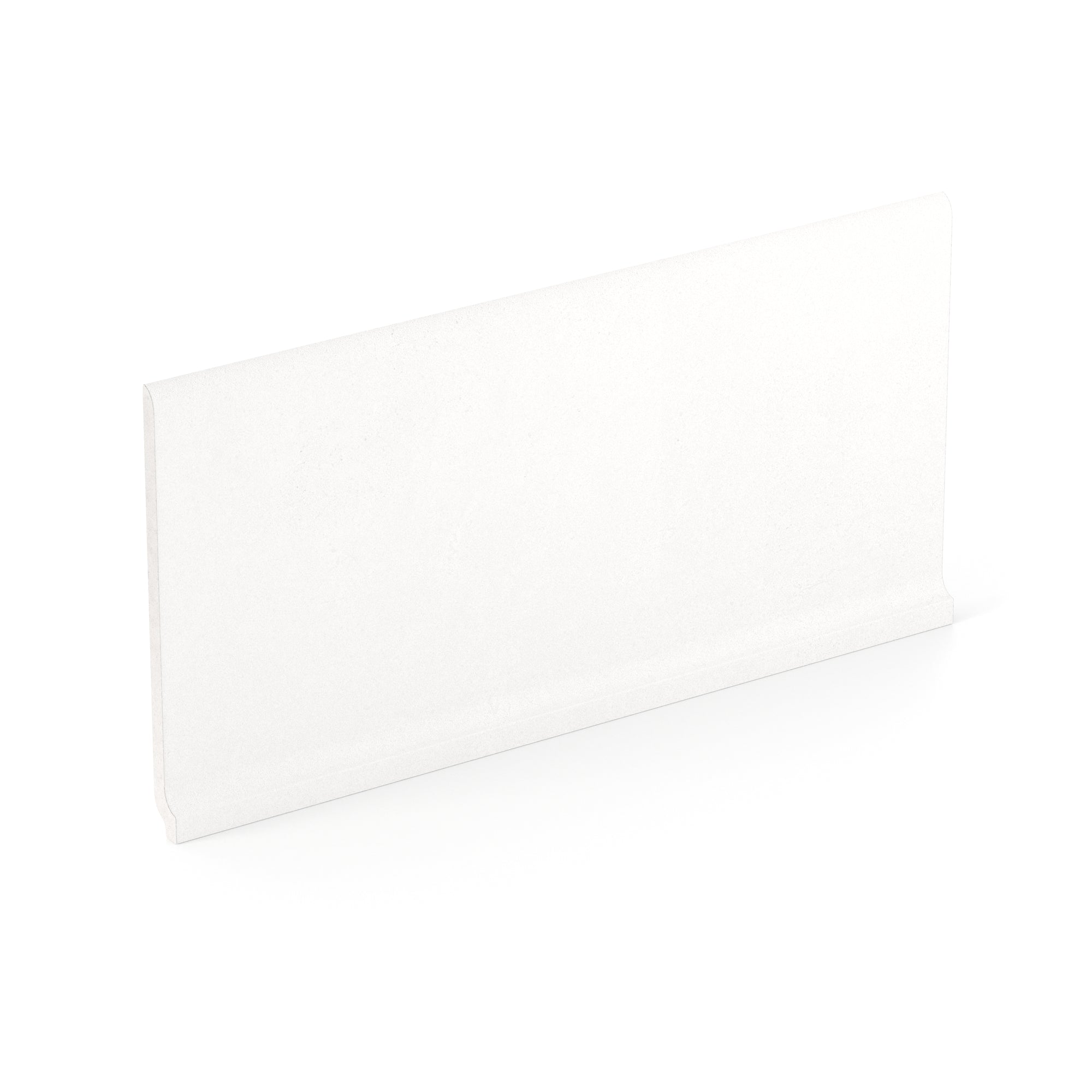 Palmer 6x12 Matte Porcelain Cove Base Tile in White