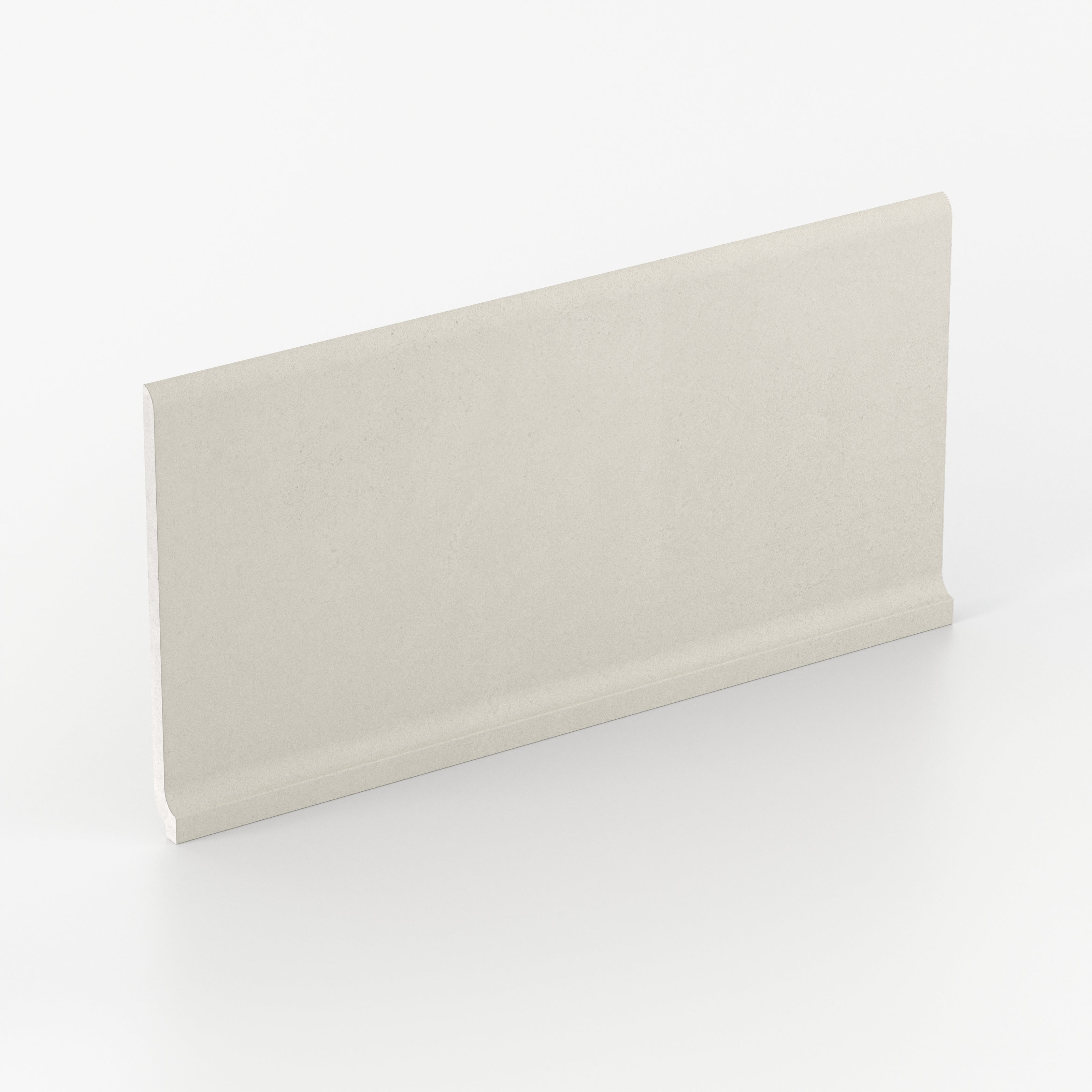 Palmer 6x12 Matte Porcelain Cove Base Tile in White
