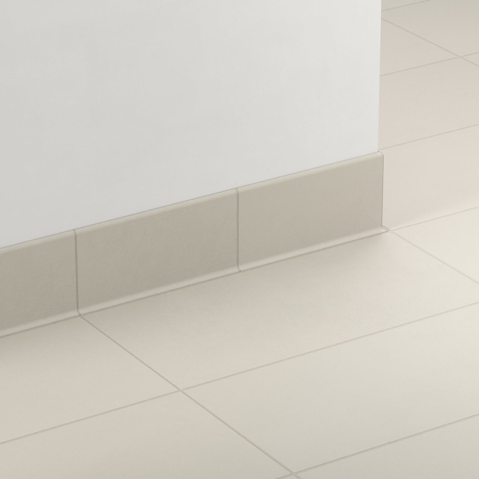 Palmer 6x12 Matte Porcelain Cove Base Tile in White