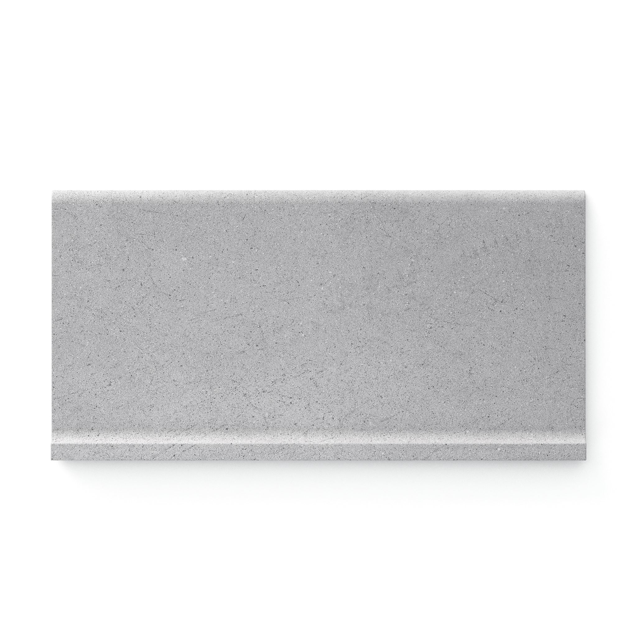 Palmer 6x12 Matte Porcelain Cove Base Tile in Grey