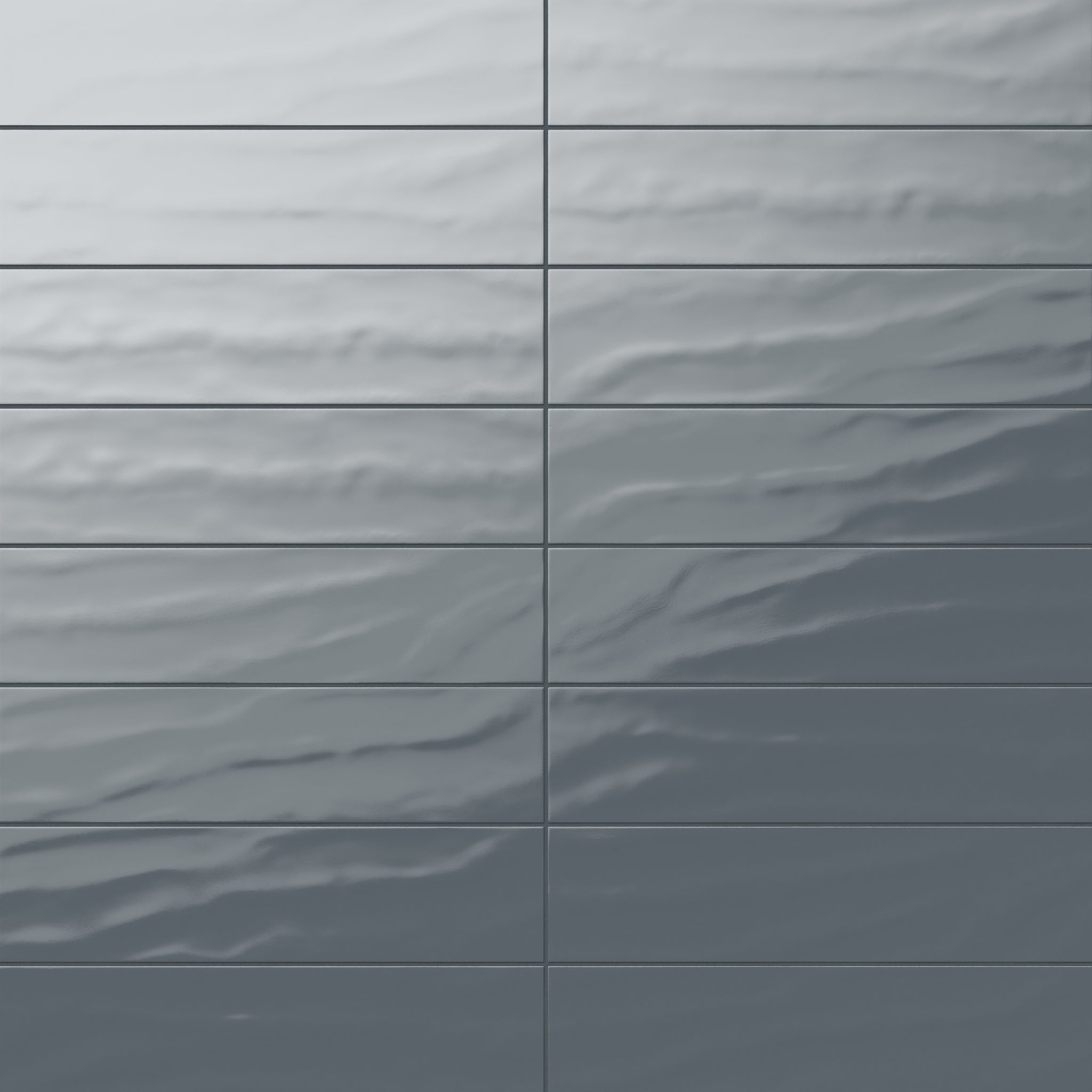 Palmer 6x24 Glossy Porcelain Tile in Blue Grey