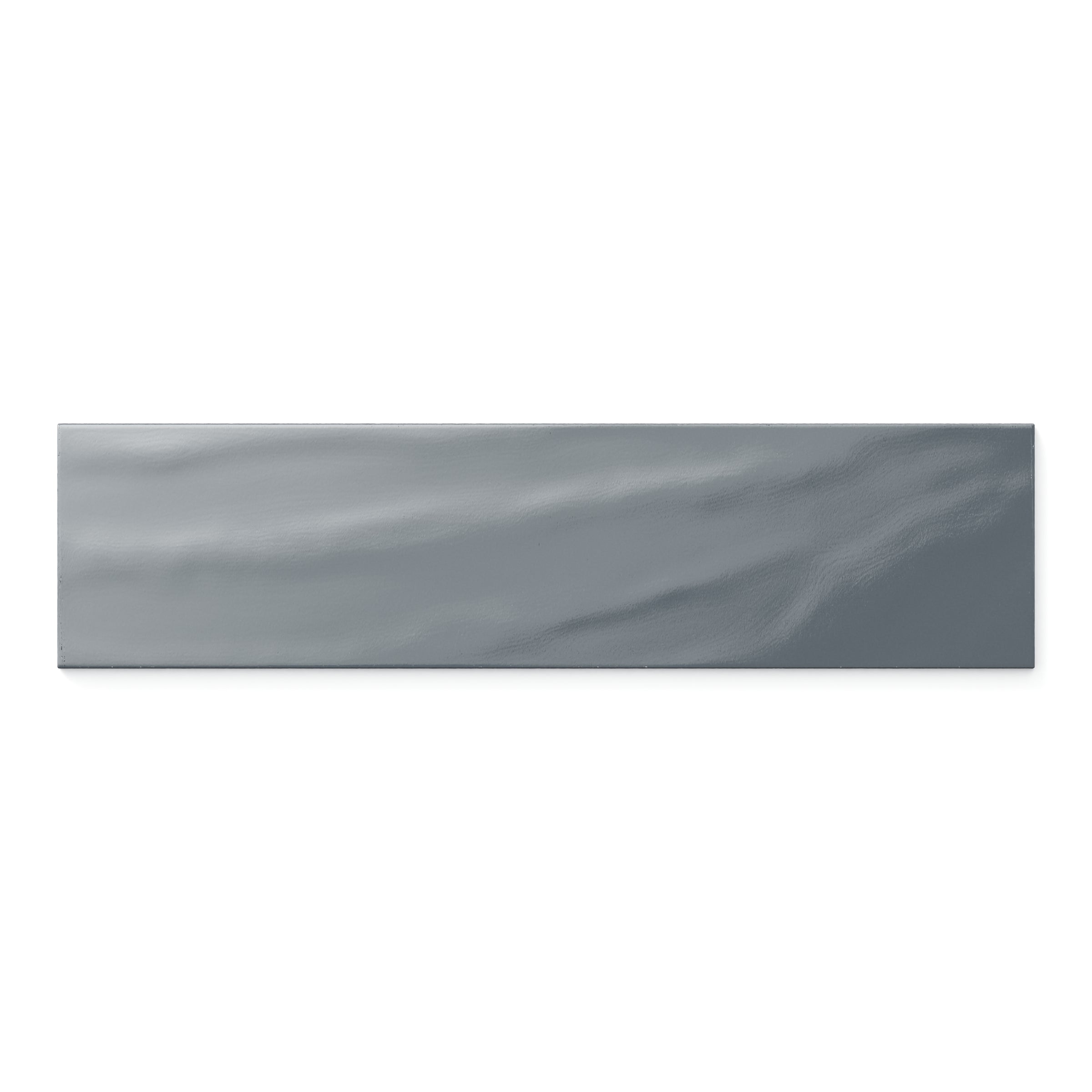Palmer 6x24 Glossy Porcelain Tile in Blue Grey