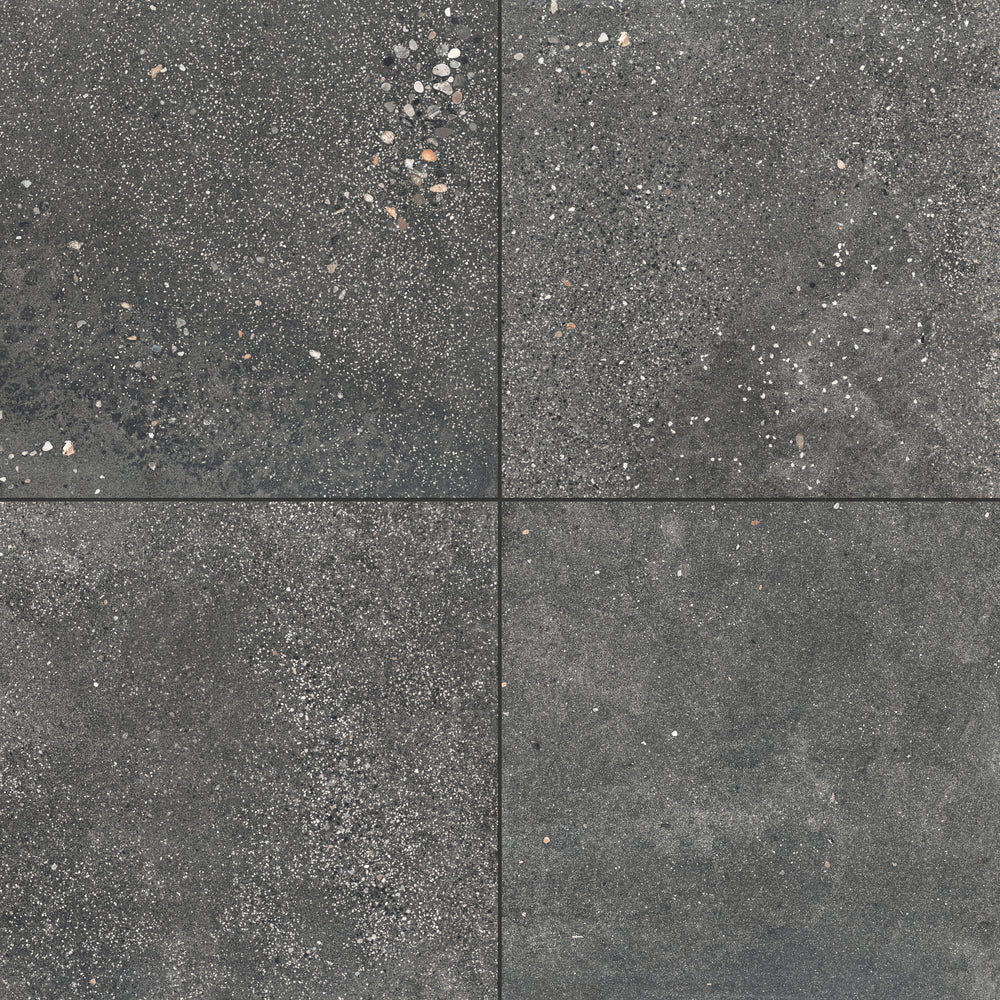 Sloane 24x24 Matte Porcelain Tile in Charcoal
