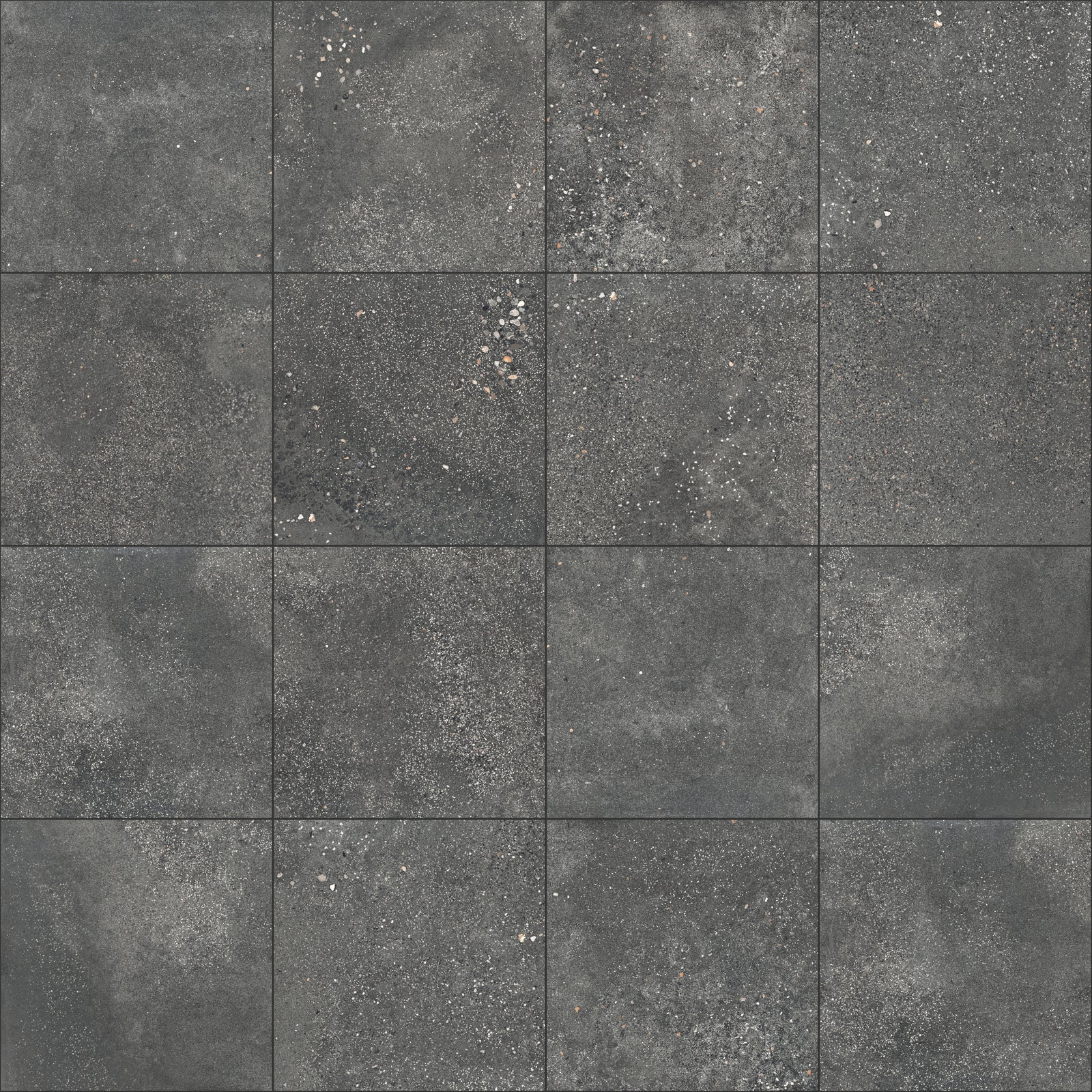 Sloane 24x24 Matte Porcelain Tile in Charcoal