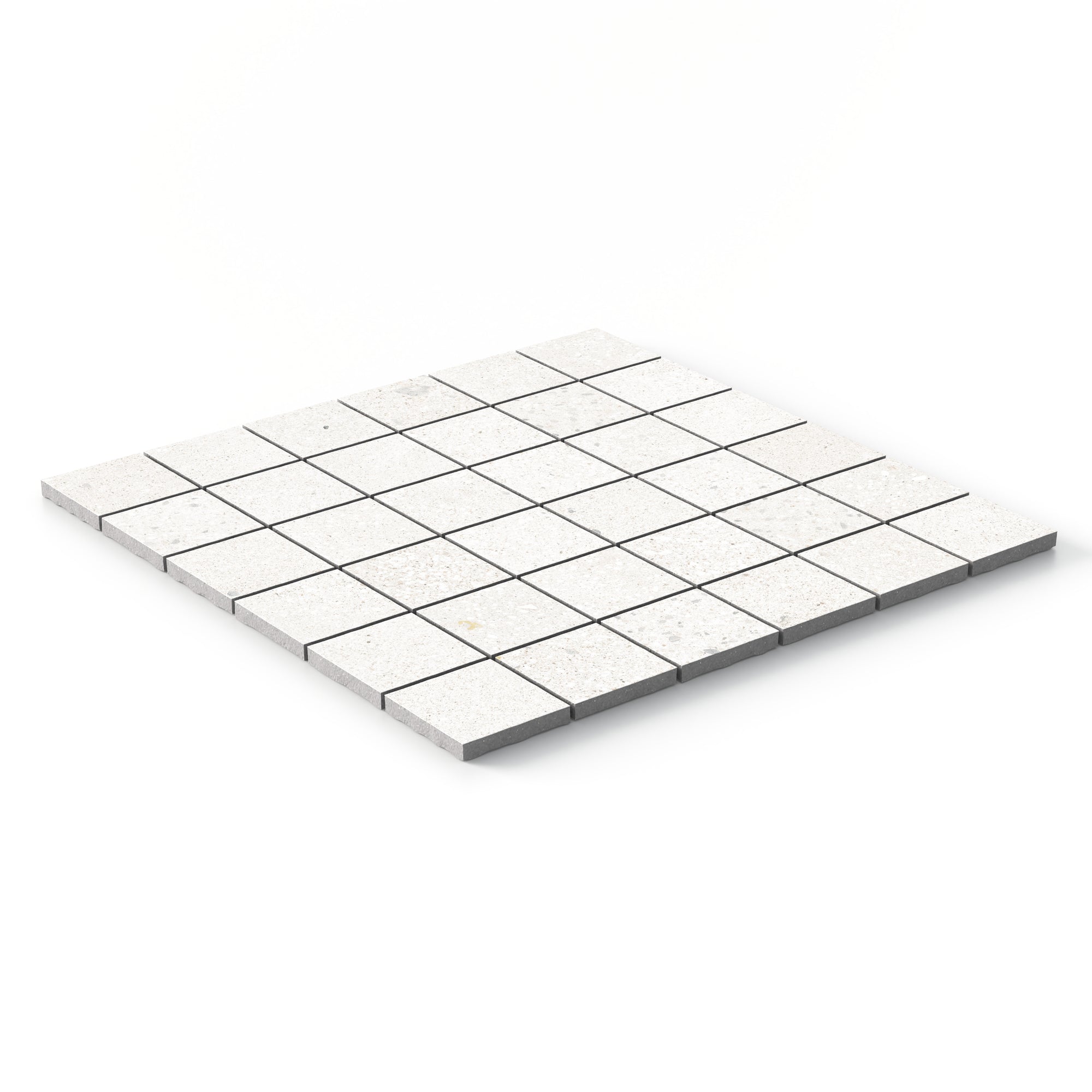 Sloane 2x2 Matte Porcelain Mosaic Tile in Pearl