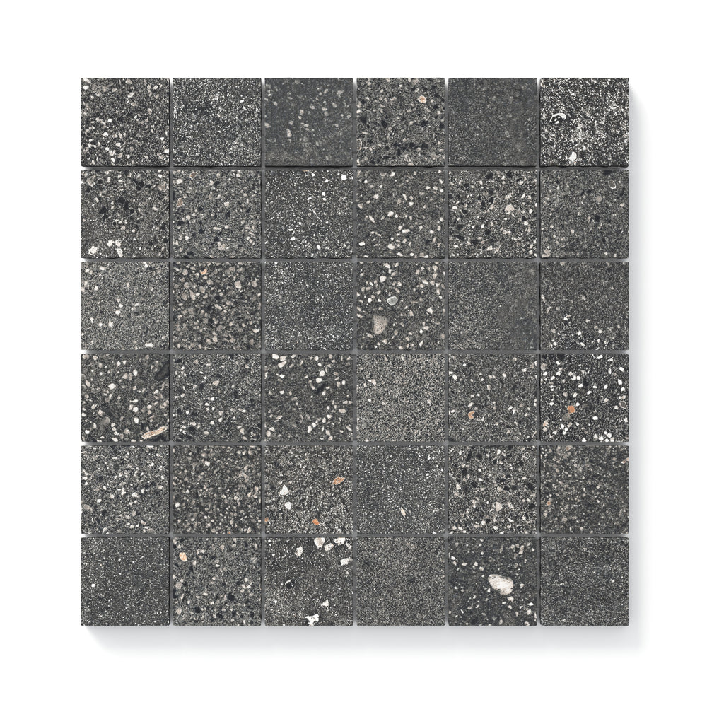 Sloane 2x2 Matte Porcelain Mosaic Tile in Charcoal