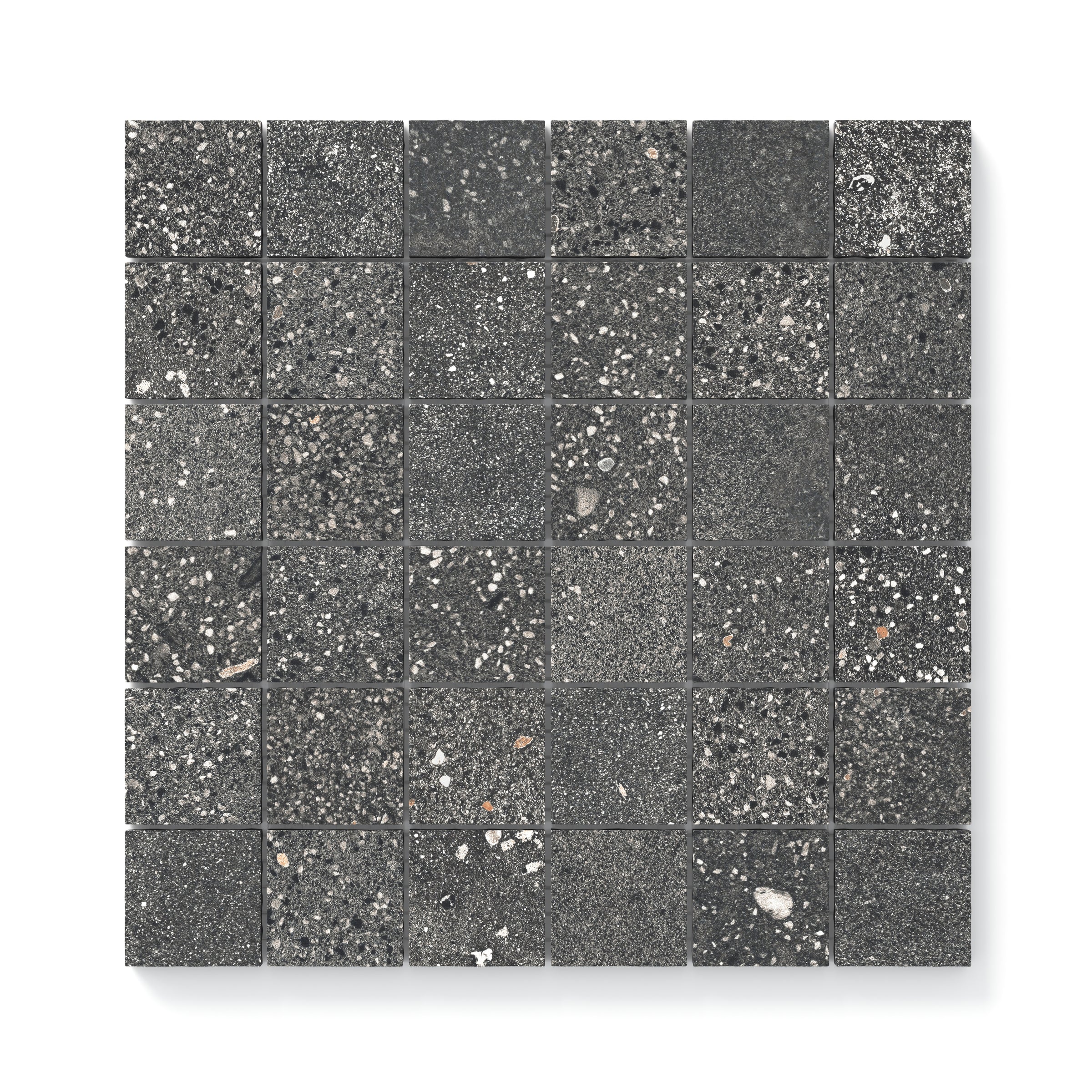 Sloane 2x2 Matte Porcelain Mosaic Tile in Charcoal