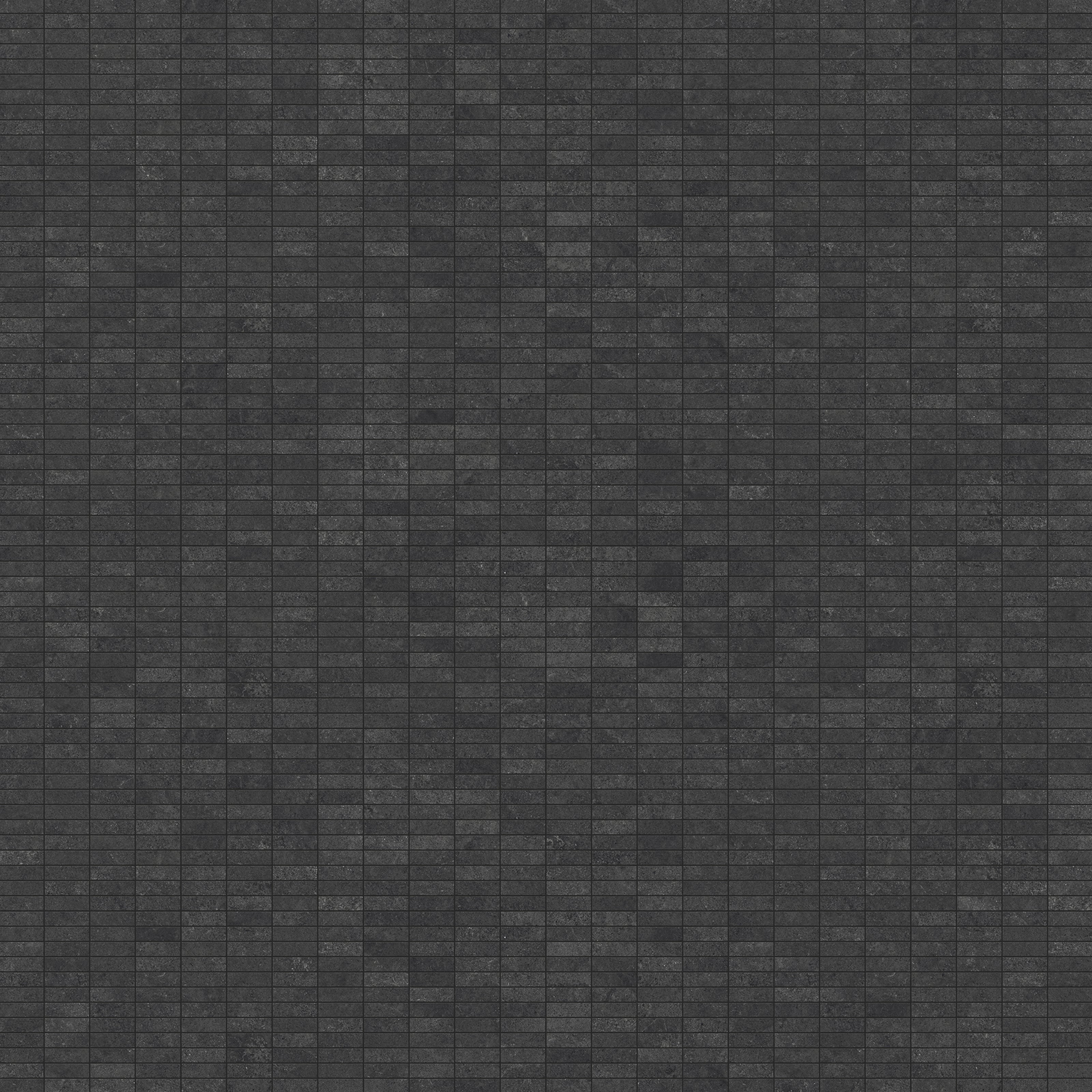 Adeline 1x3 Matte Porcelain Mosaic Tile in Midnight