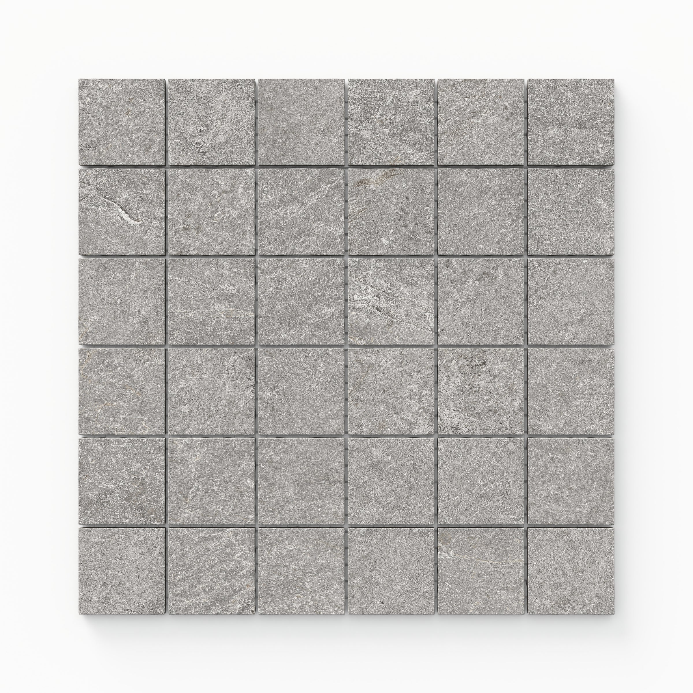 Dawson 2x2 Matte Porcelain Mosaic Tile in Ash