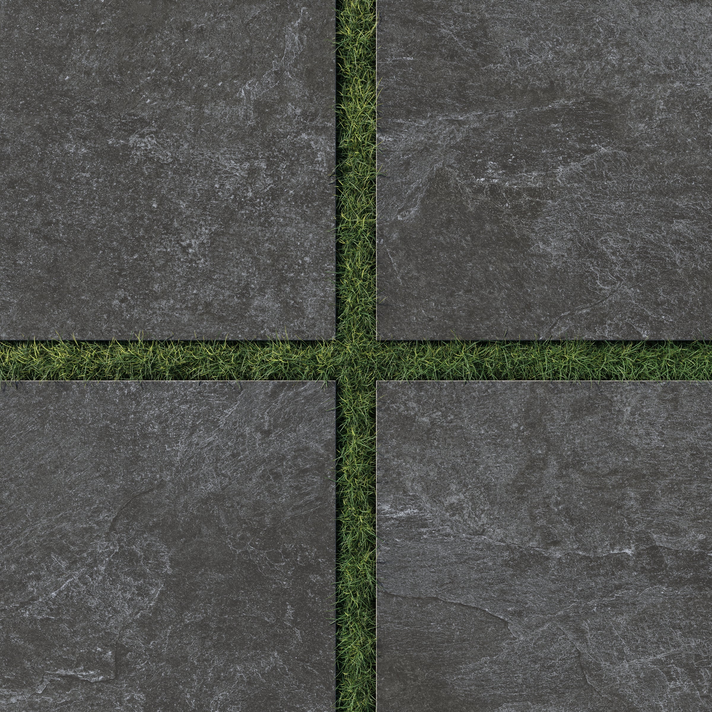 Dawson 24x24 Grip Porcelain 2cm Paver Tile in Charcoal