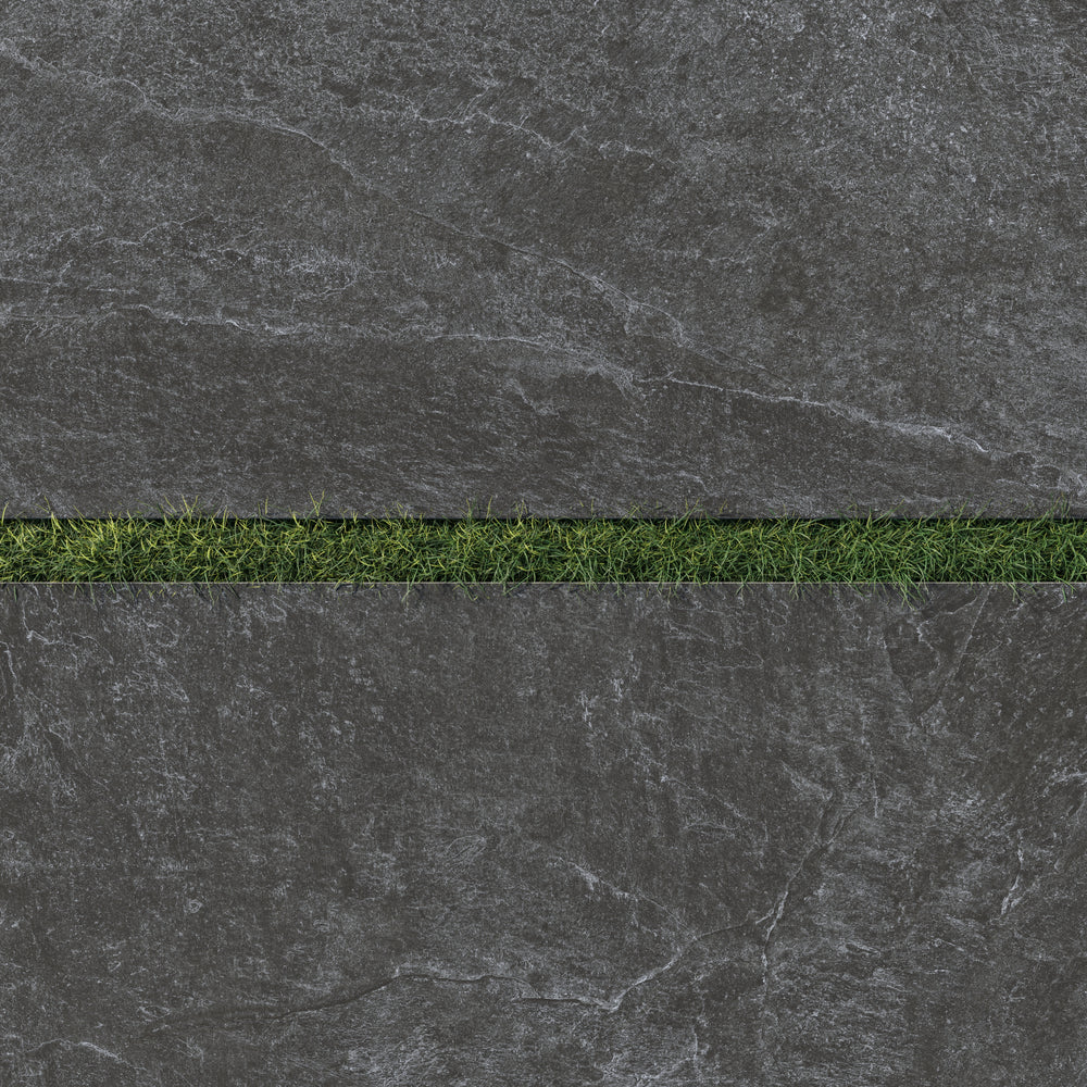 Dawson 24x48 Grip Porcelain 2cm Paver Tile in Charcoal
