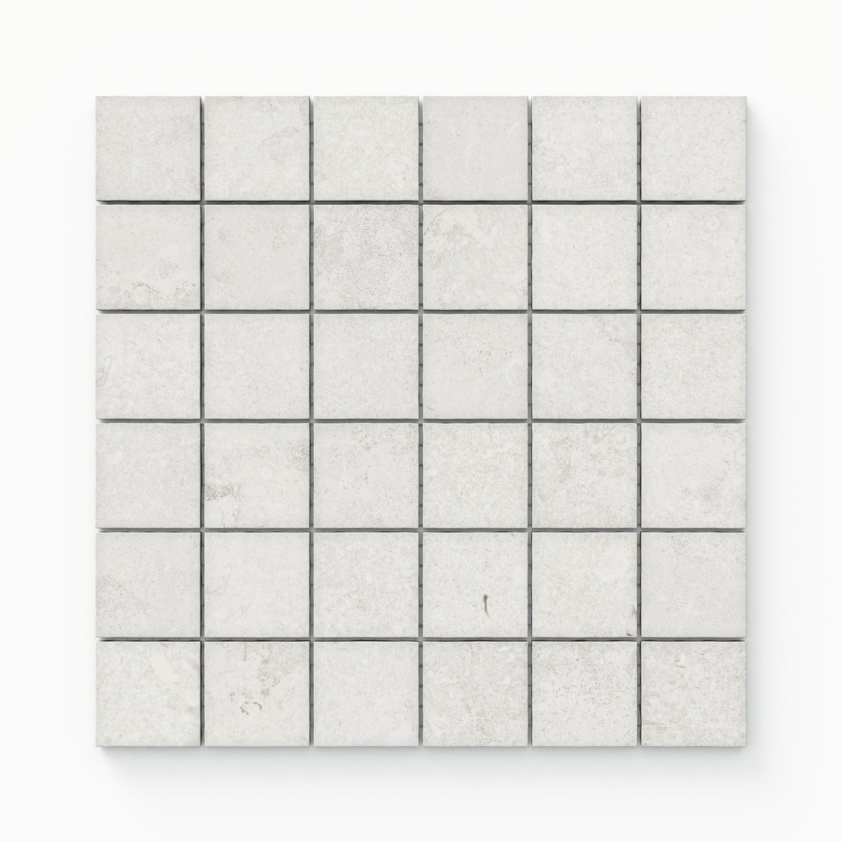 Tatum 2x2 Matte Porcelain Mosaic Tile in Cross-Cut Straw