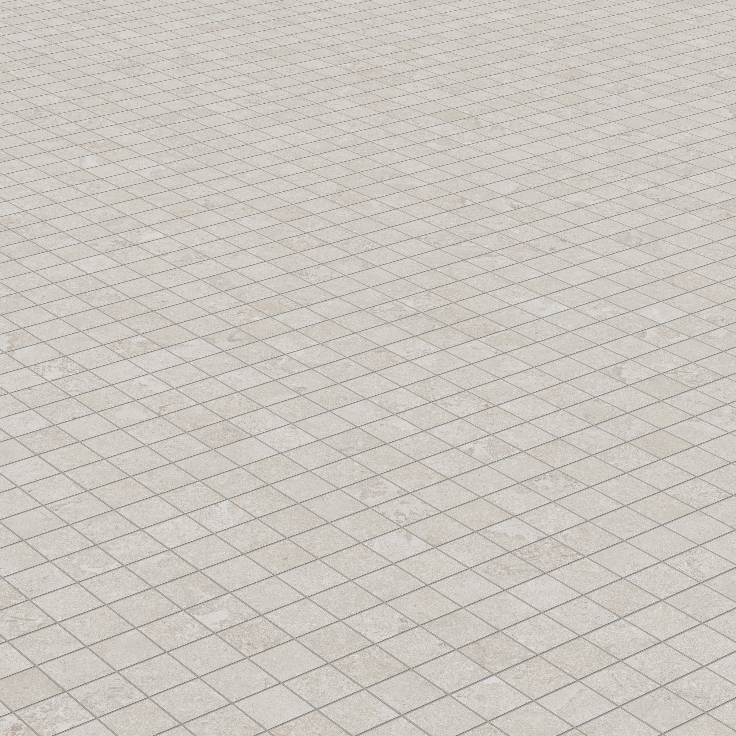 Tatum 2x2 Matte Porcelain Mosaic Tile in Cross-Cut Sand