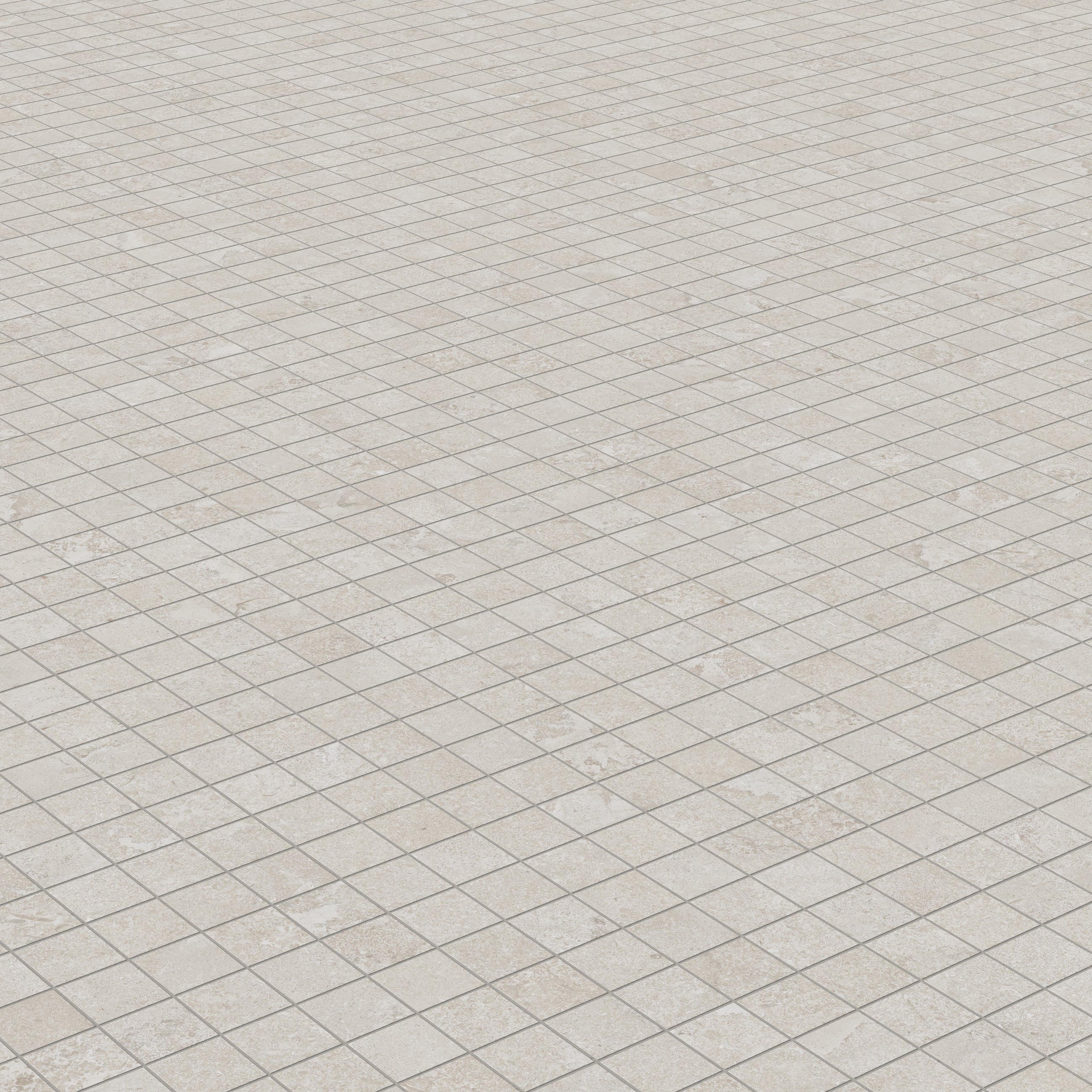 Tatum 2x2 Matte Porcelain Mosaic Tile in Cross-Cut Sand