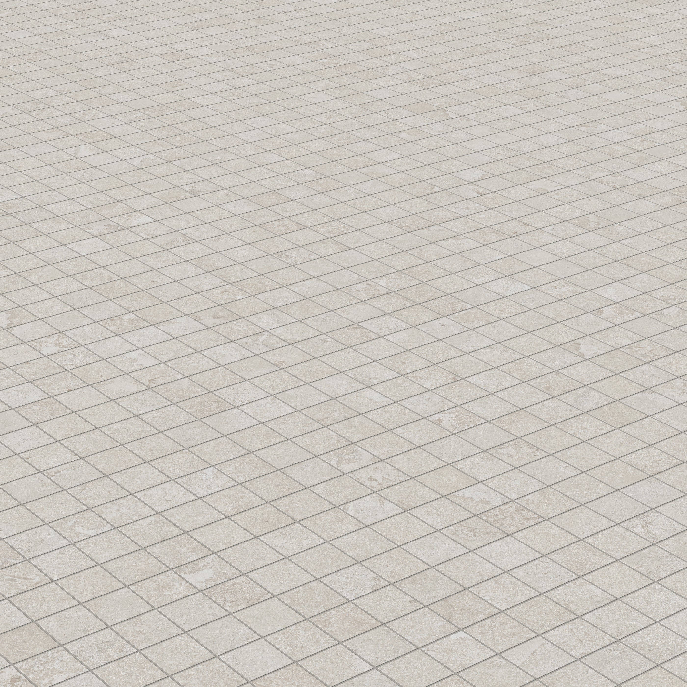 Tatum 2x2 Matte Porcelain Mosaic Tile in Cross-Cut Sand